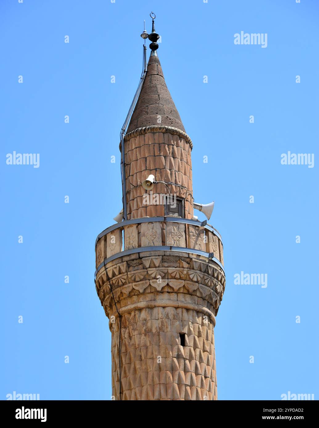 The Grand Mosque, located in Mus, Turkey, was built in the 14th century ...