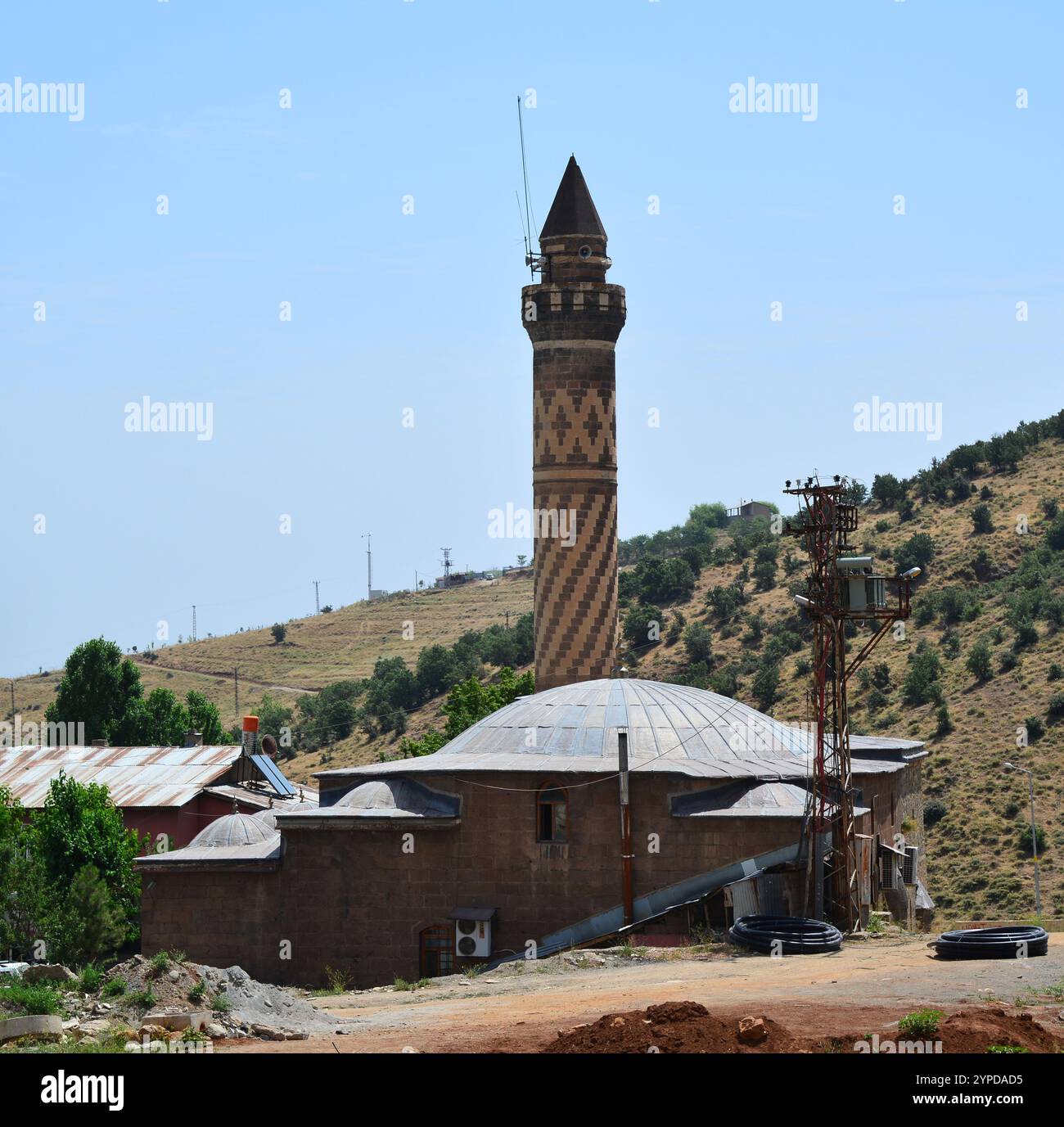 Haci Seref Mosque, located in Mus, Turkey, was built in the 14th ...