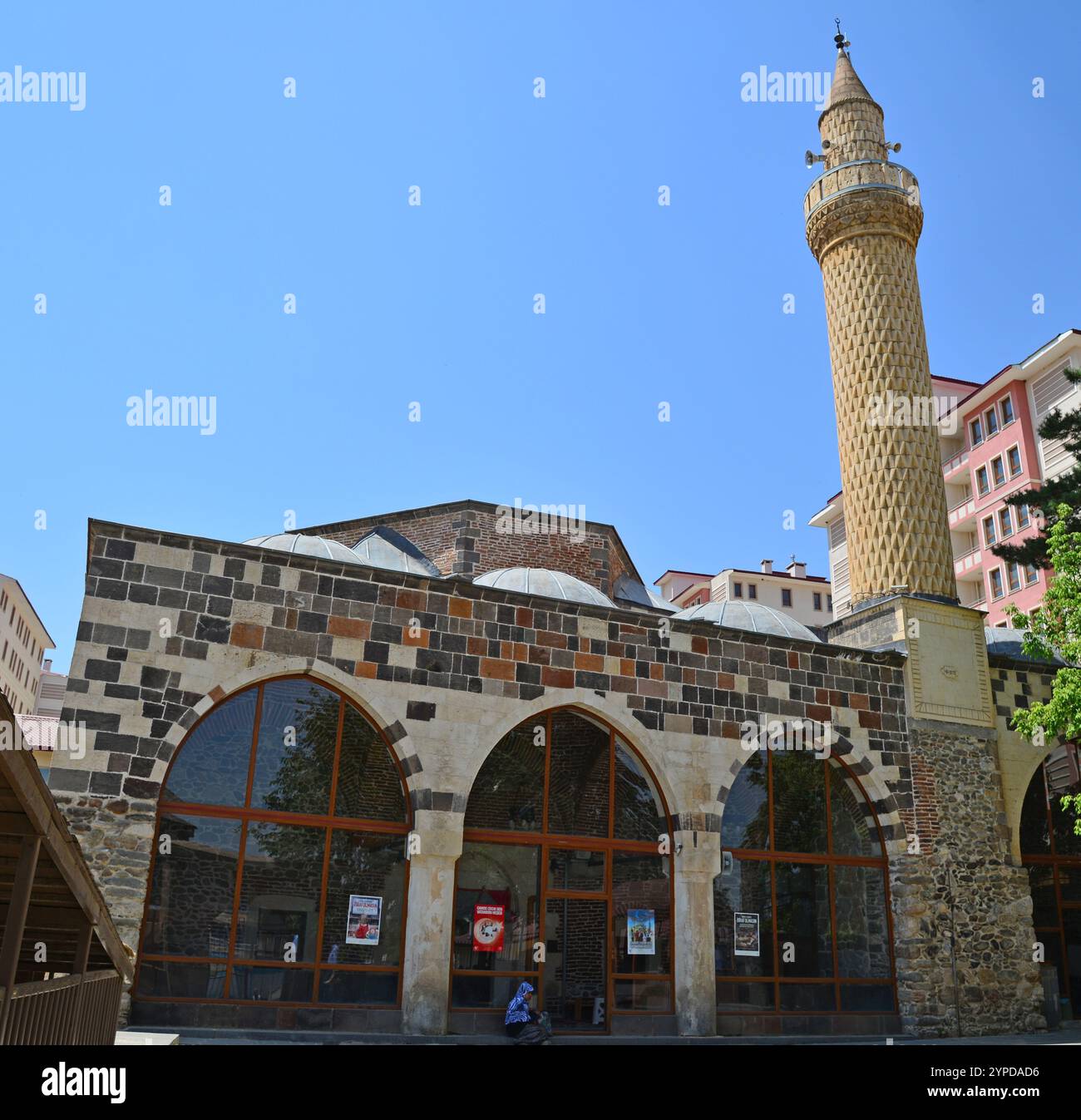 The Grand Mosque, located in Mus, Turkey, was built in the 14th century ...