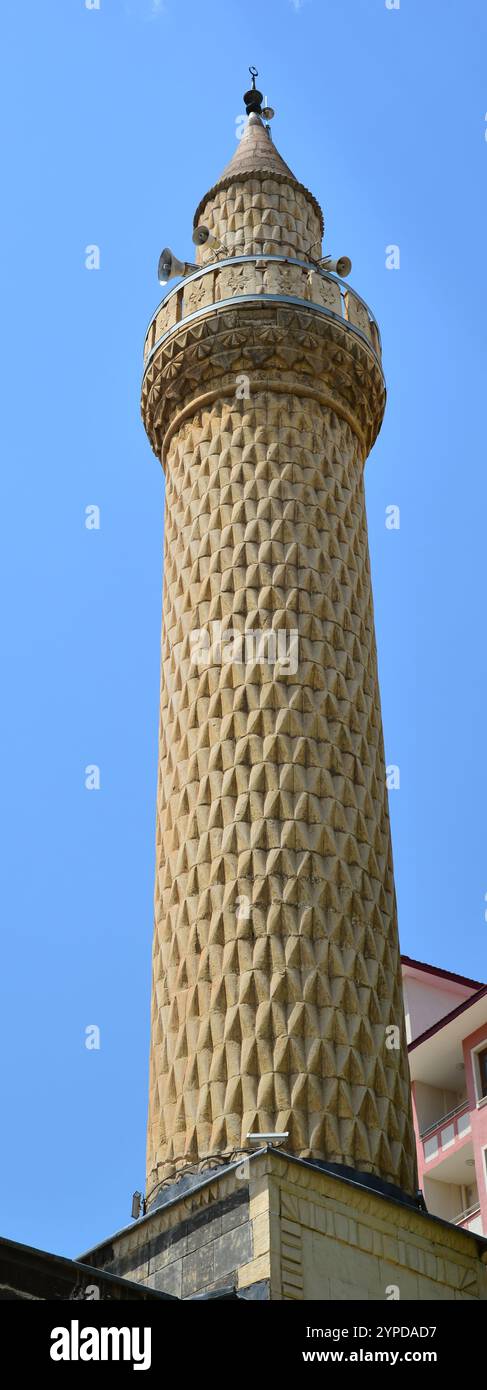 The Grand Mosque, located in Mus, Turkey, was built in the 14th century ...