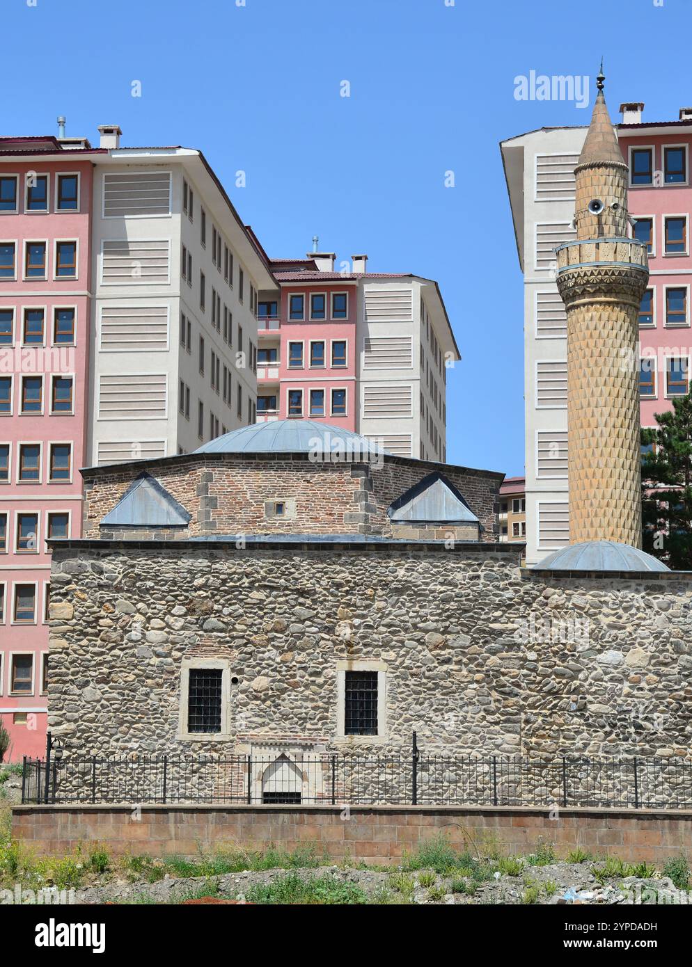 The Grand Mosque, located in Mus, Turkey, was built in the 14th century ...