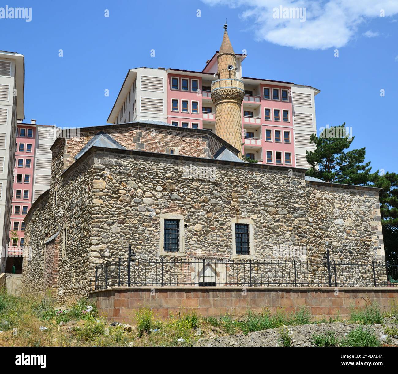 The Grand Mosque, located in Mus, Turkey, was built in the 14th century ...