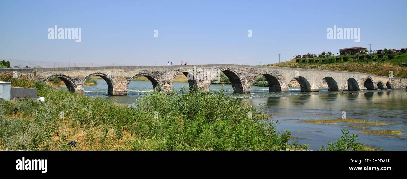 The Historical Murat Bridge, located in Mus, Turkey, was built during ...
