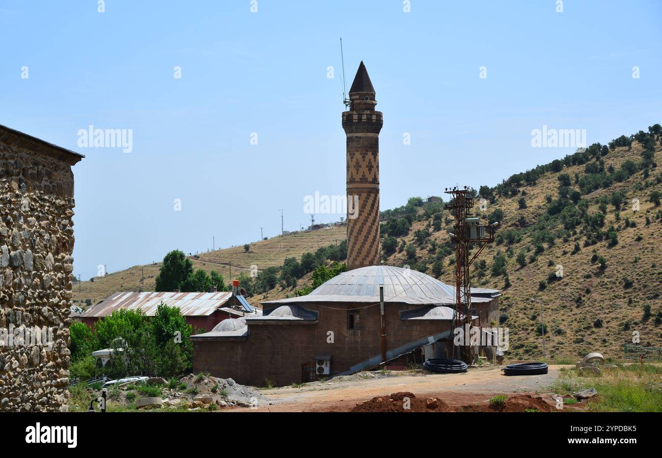 Haci Seref Mosque, located in Mus, Turkey, was built in the 14th ...