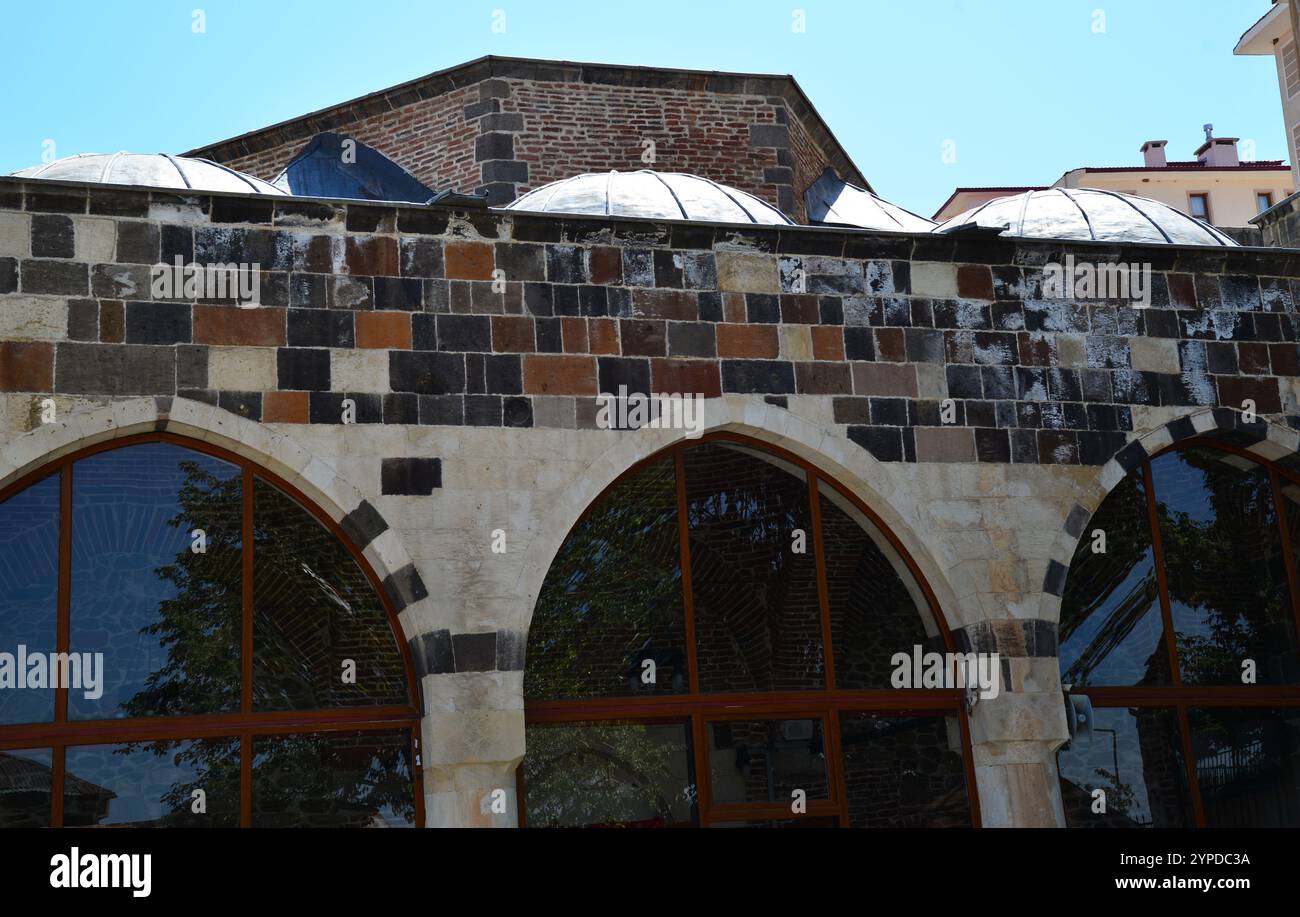 The Grand Mosque, located in Mus, Turkey, was built in the 14th century ...