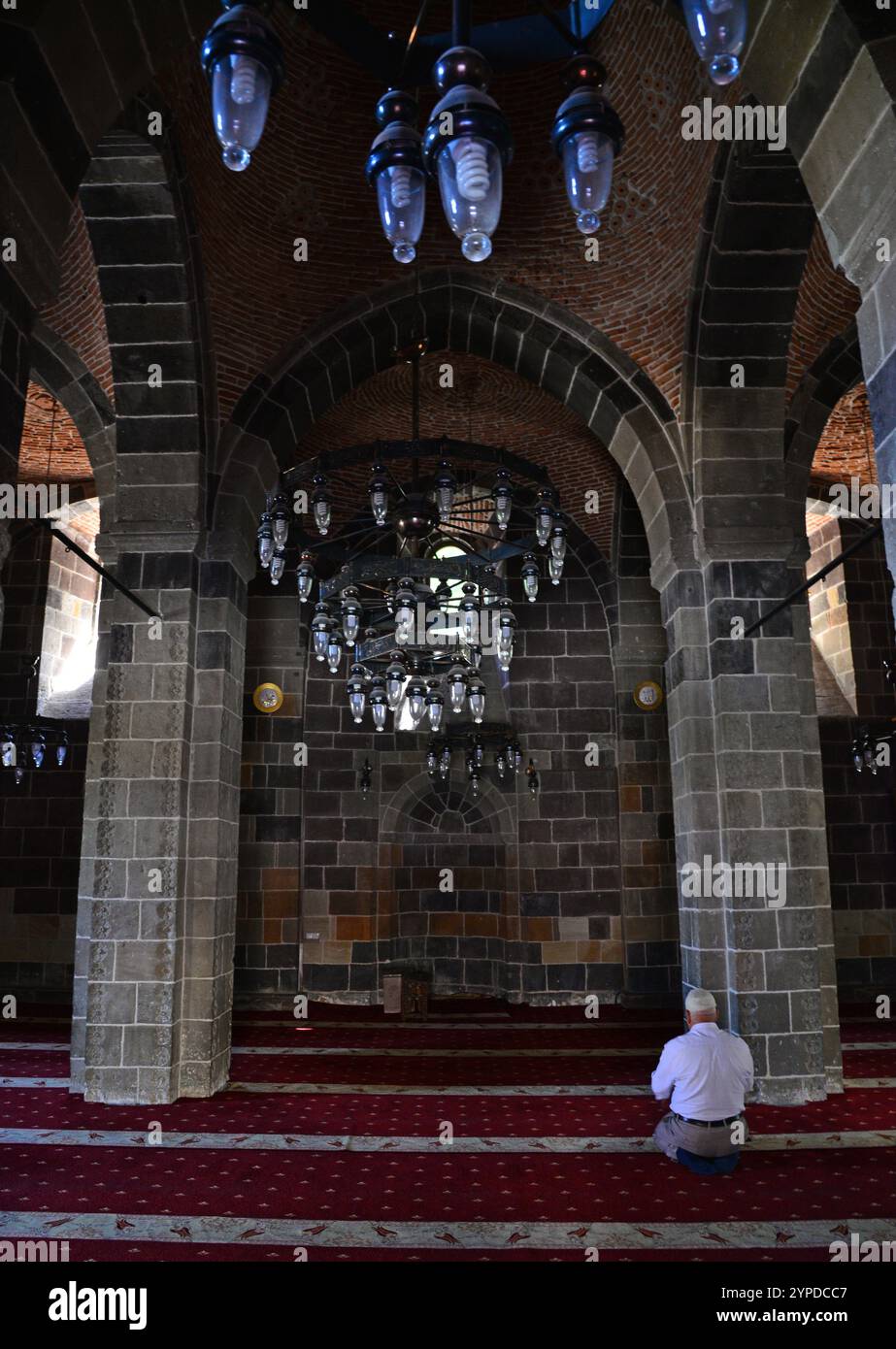 Alaaddin Bey Mosque, located in Mus, Turkey, was built in the 18th ...