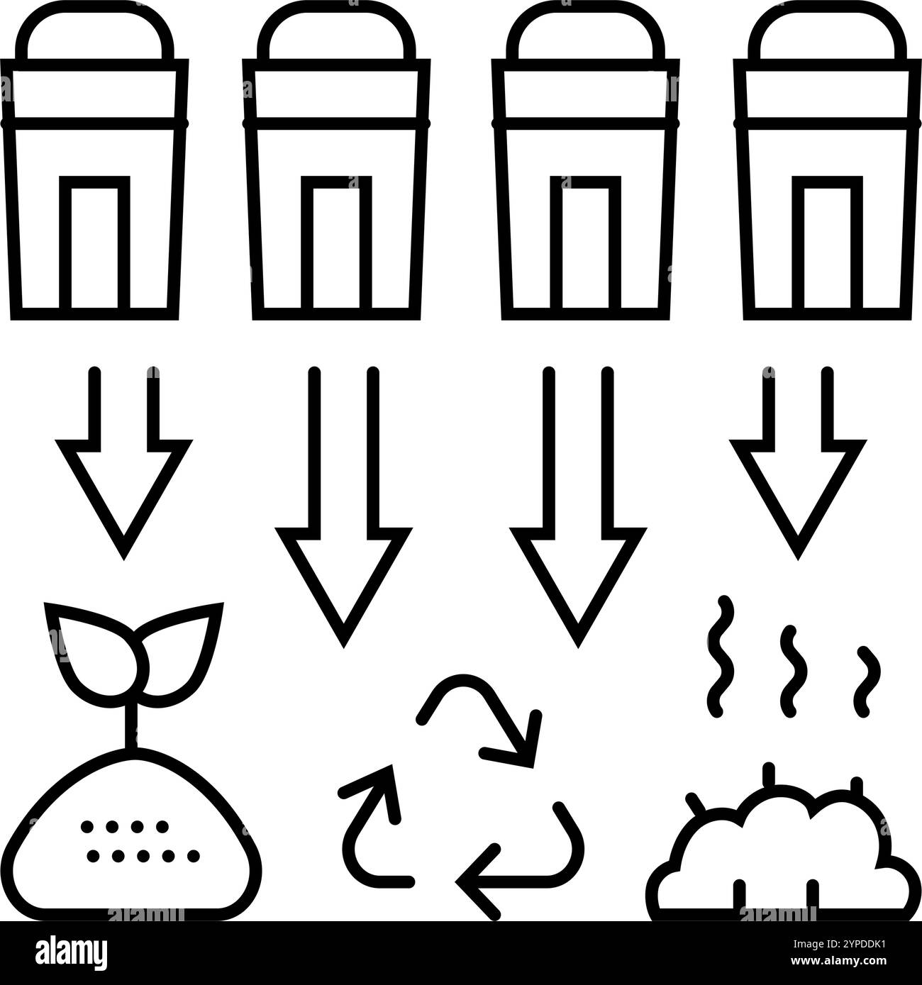 source separation line icon vector illustration Stock Vector Image ...