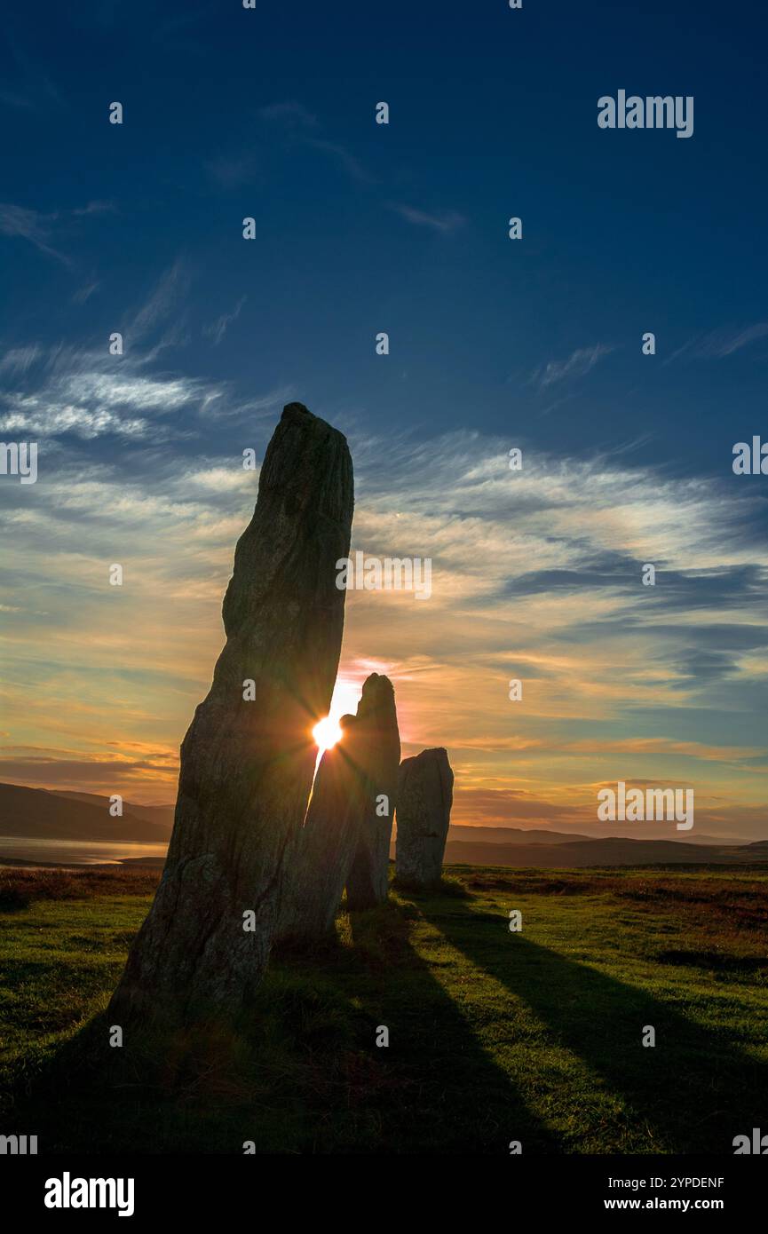 callanish standing stones on the isle of lewis Stock Photo - Alamy