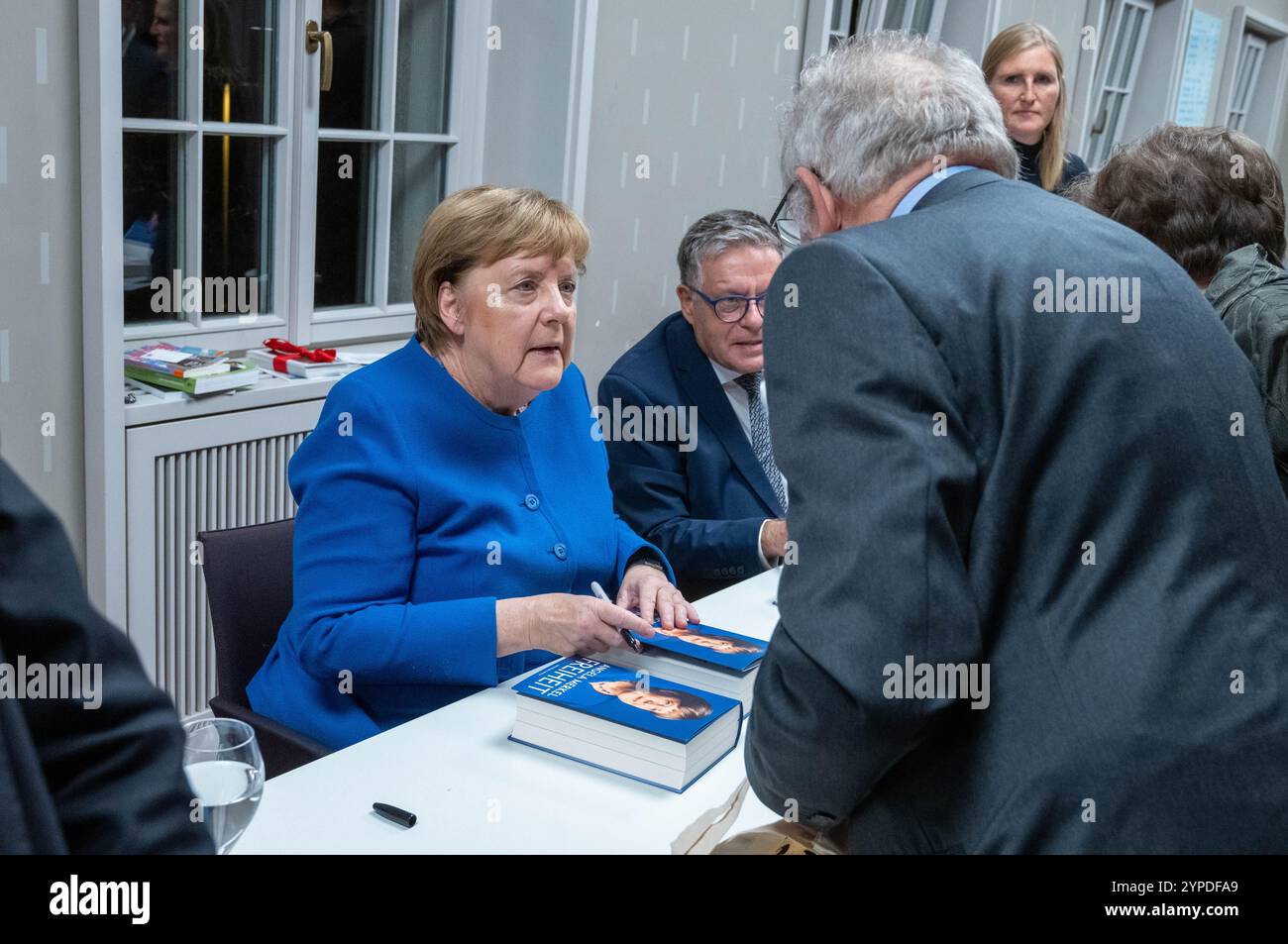 Stralsund, Germany. 29th Nov, 2024. Former Chancellor Angela Merkel ...
