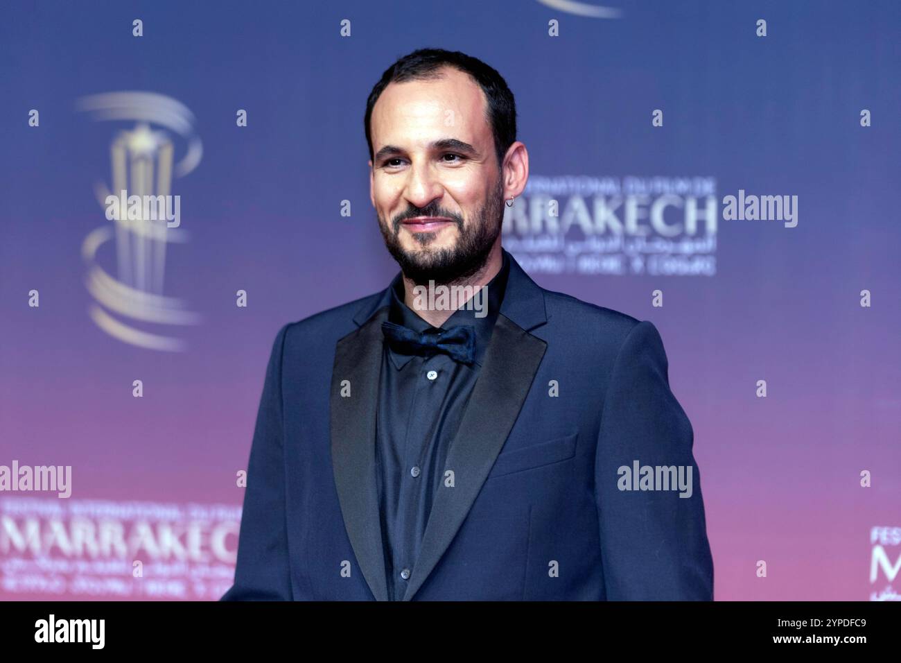 Iranian-Danish filmmaker Ali Abbasi poses during the opening ceremony of the 21st Marrakech ...
