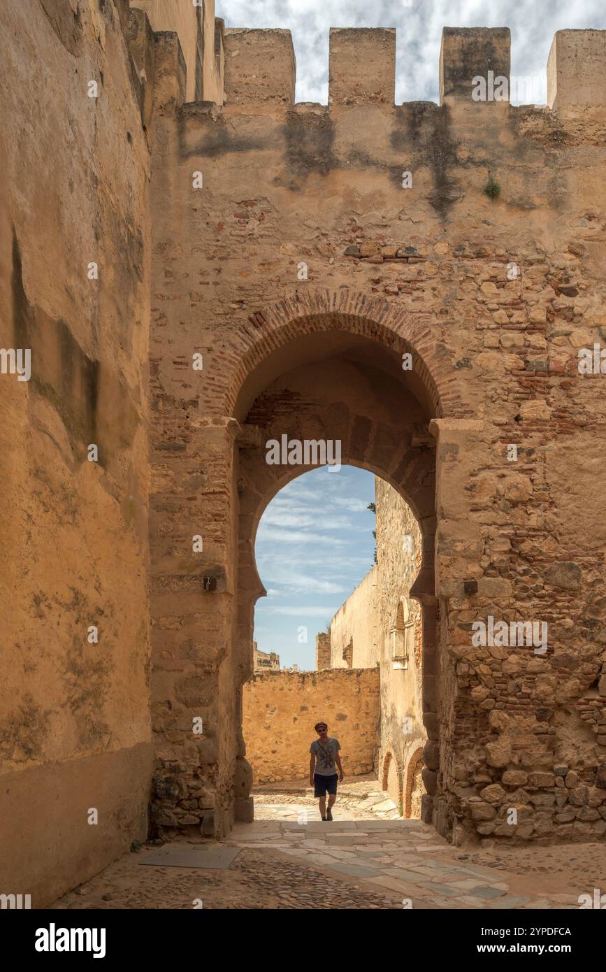 The Alcazaba of Badajoz, an Arab fortification, a Christian late ...