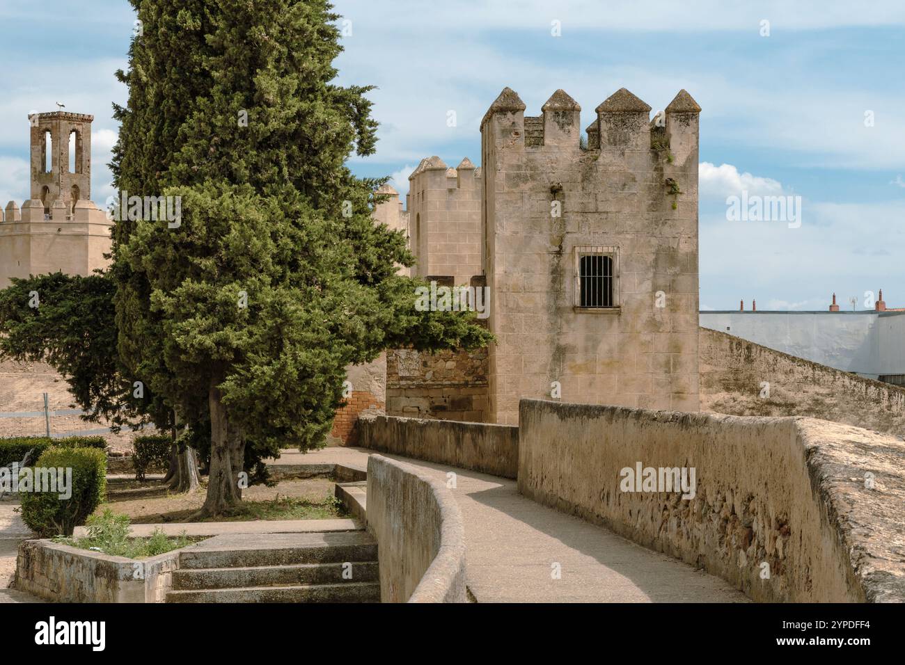 The Alcazaba of Badajoz, an Arab fortification, a Christian late ...