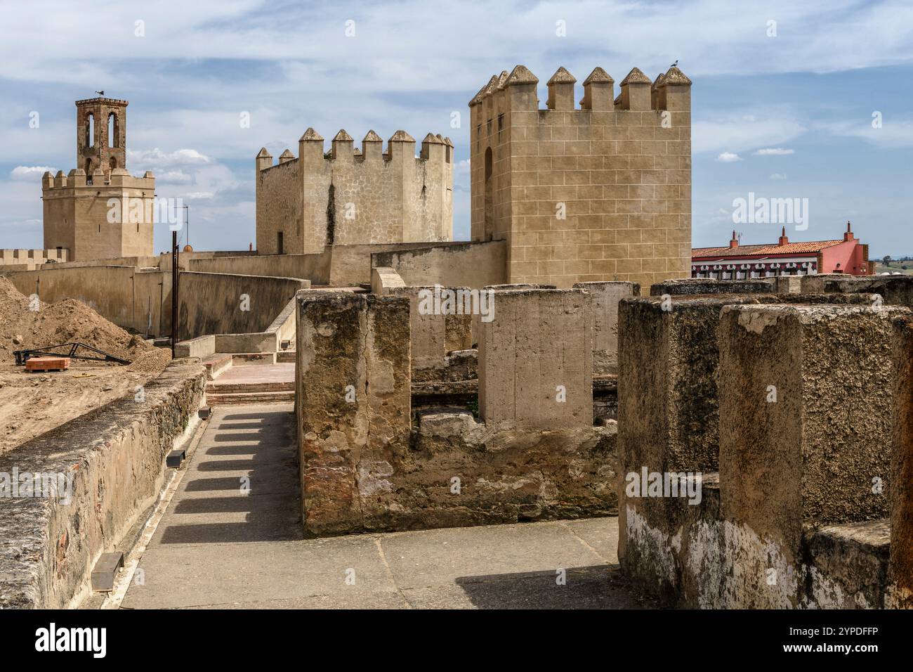 The Alcazaba of Badajoz, an Arab fortification, a Christian late ...