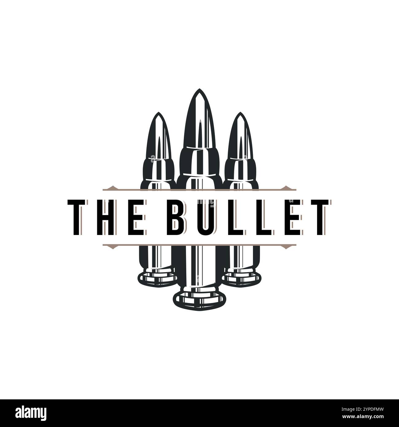 simple vintage retro design ammunition bullet logo template ... simple vintage retro design ammunition bullet logo template ...