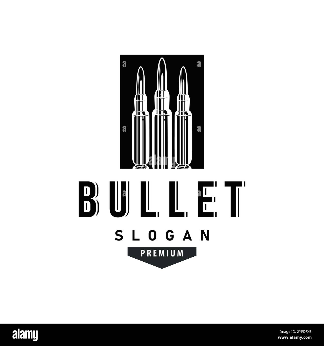 simple vintage retro design ammunition bullet logo template ... simple vintage retro design ammunition bullet logo template ...