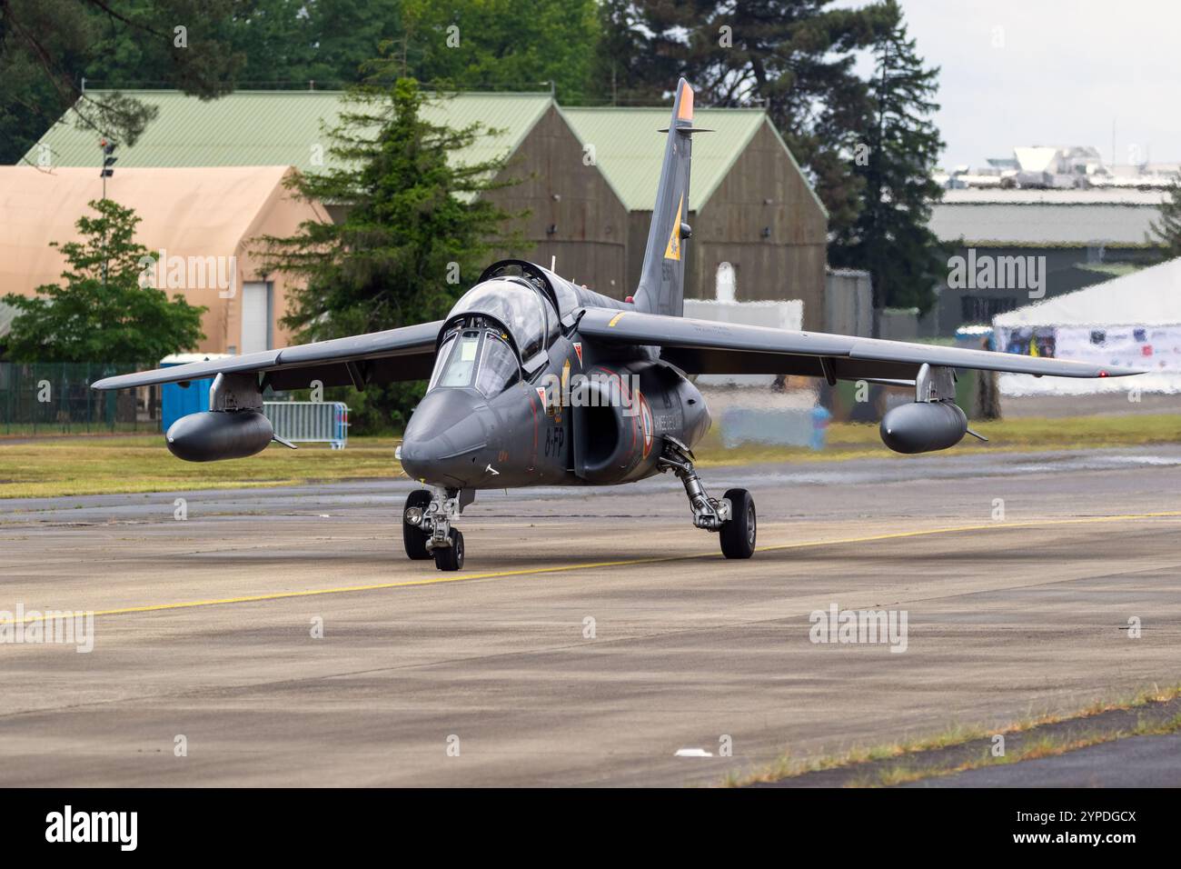French Air Force Dassault-Dornier Alpha Jet E training jet aircraft ...