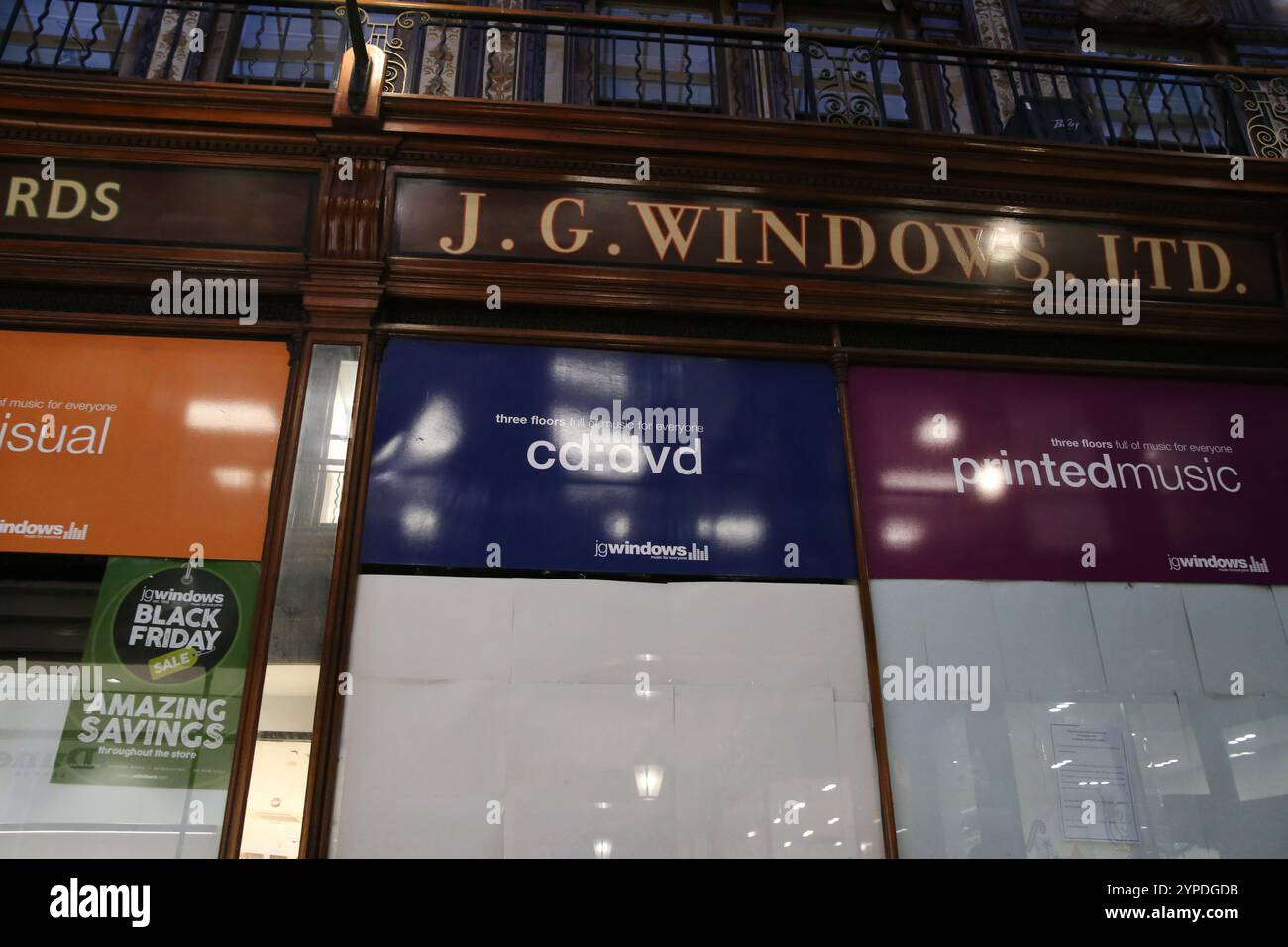 Black Friday - JG Windows music store in Newcastle 'closes permanently ...