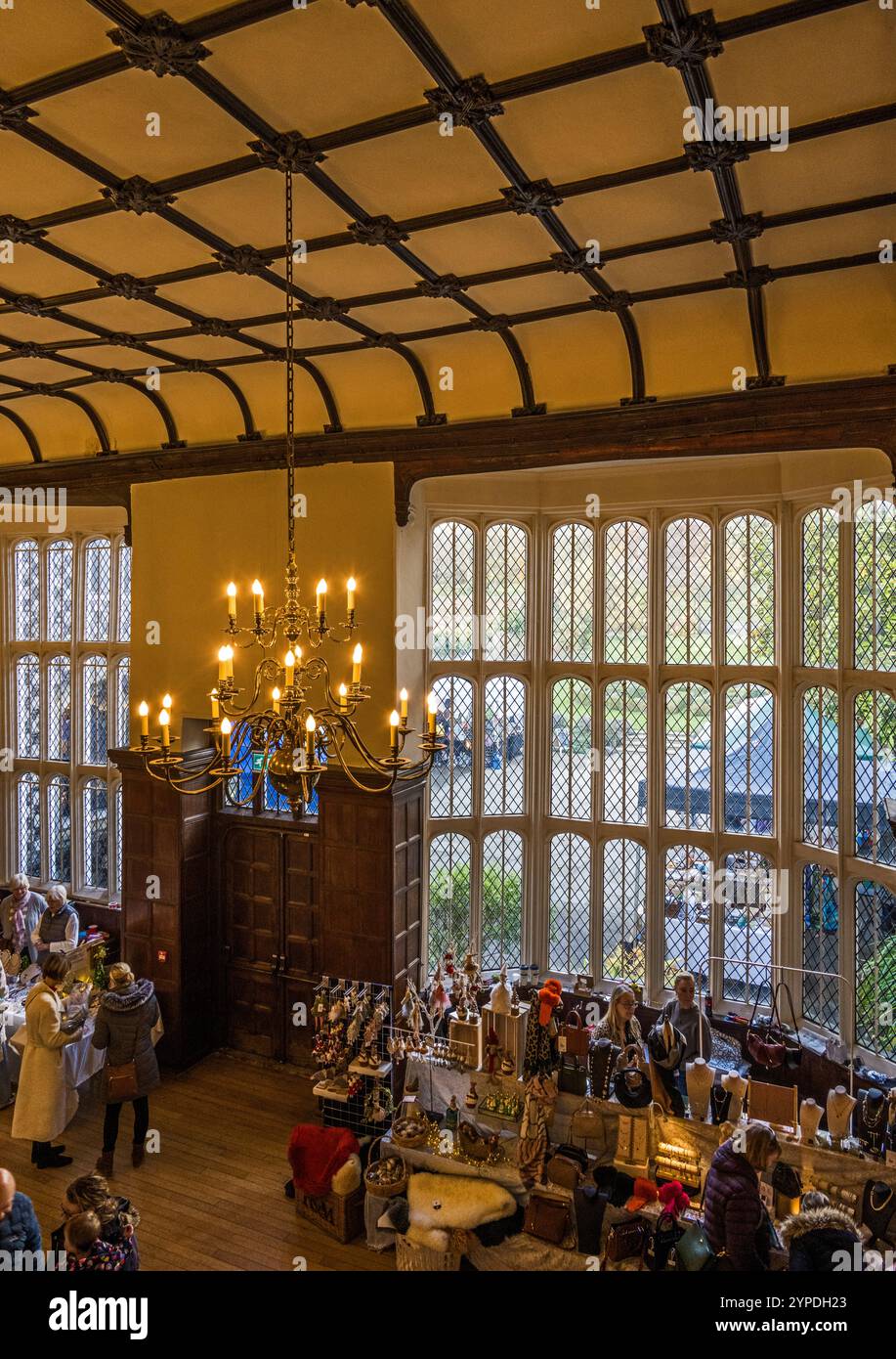The Great Hall at Hall Place and Gardens, Bexley, Kent, England Stock ...