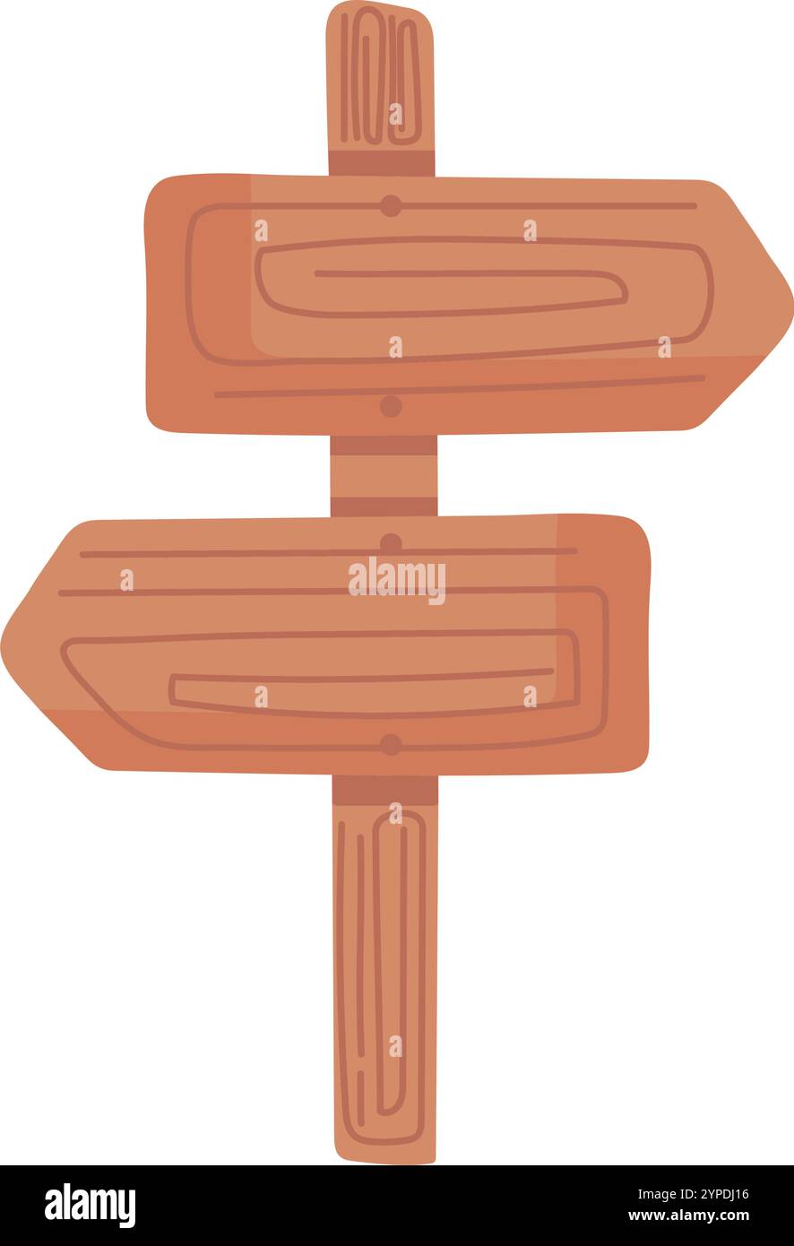 wood guide post camping Stock Vector Image & Art - Alamy