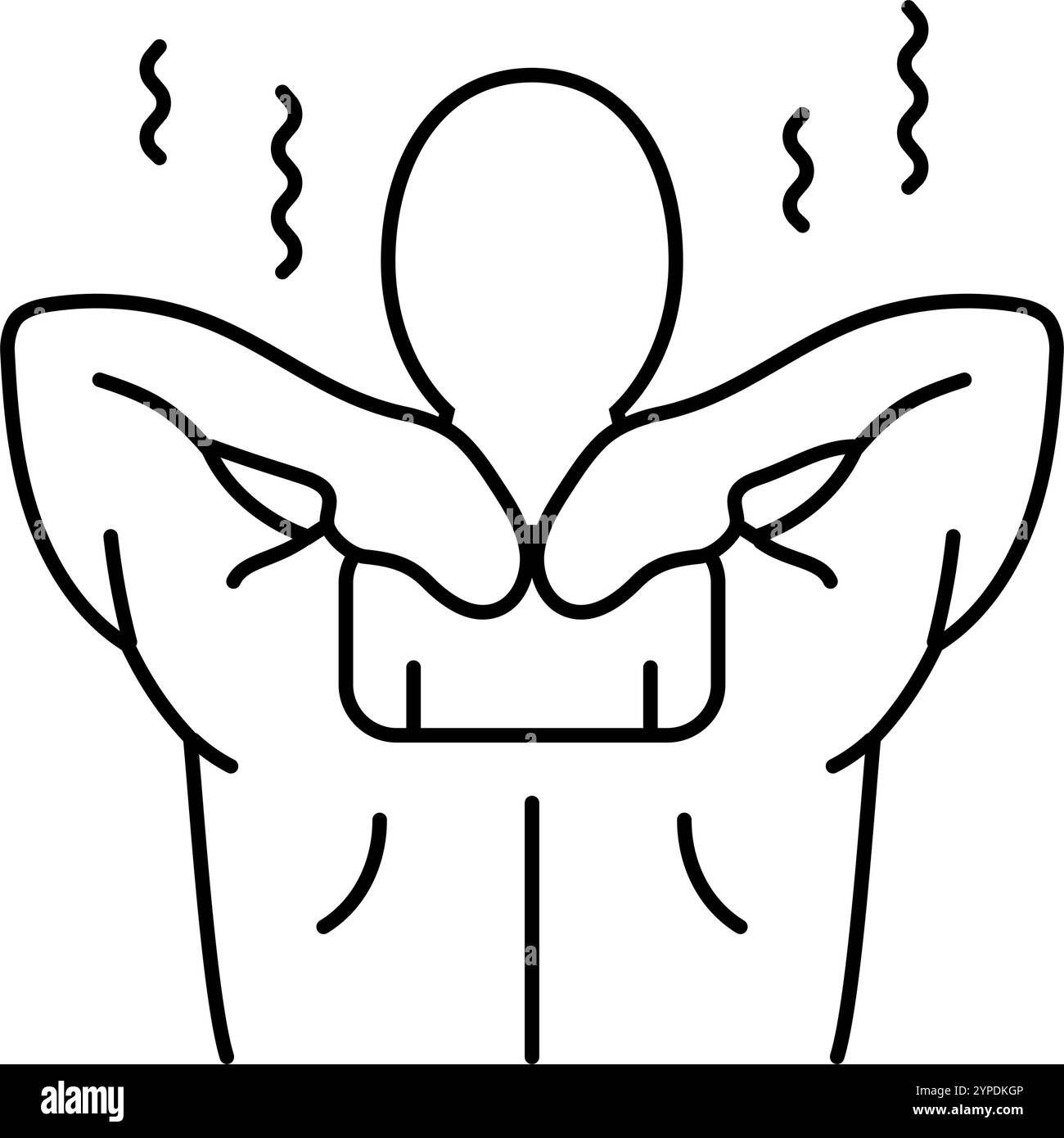 heat therapy line icon vector illustration Stock Vector Image & Art - Alamy