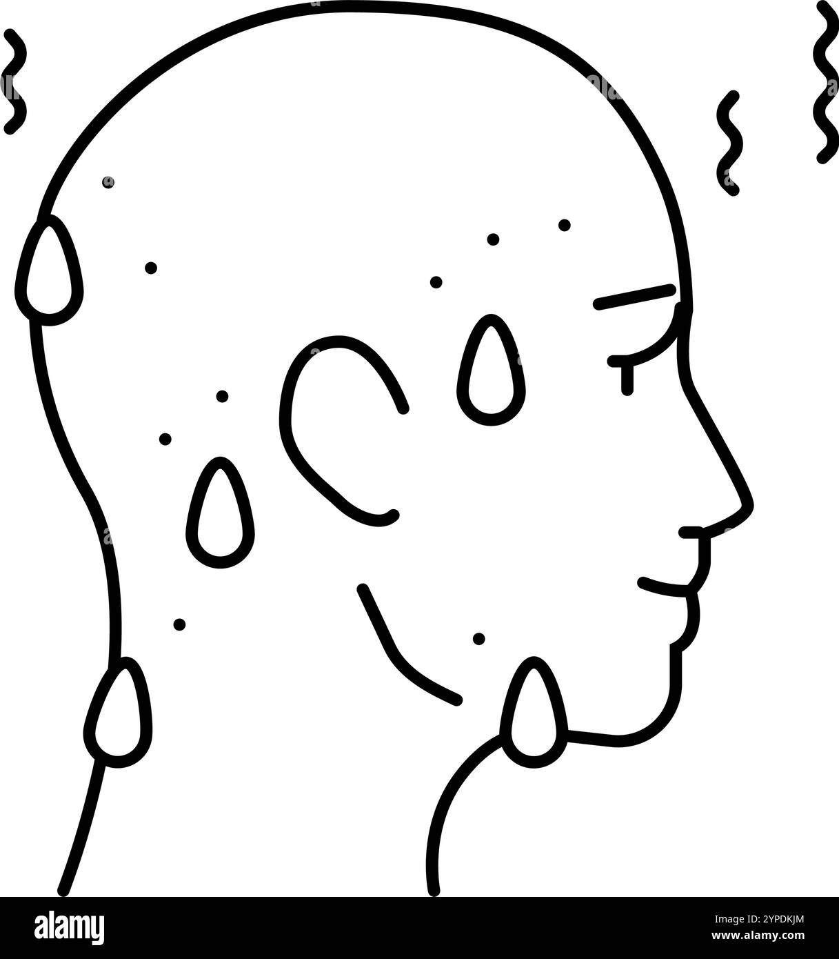 sweat sauna line icon vector. sweat sauna sign. isolated contour symbol ...