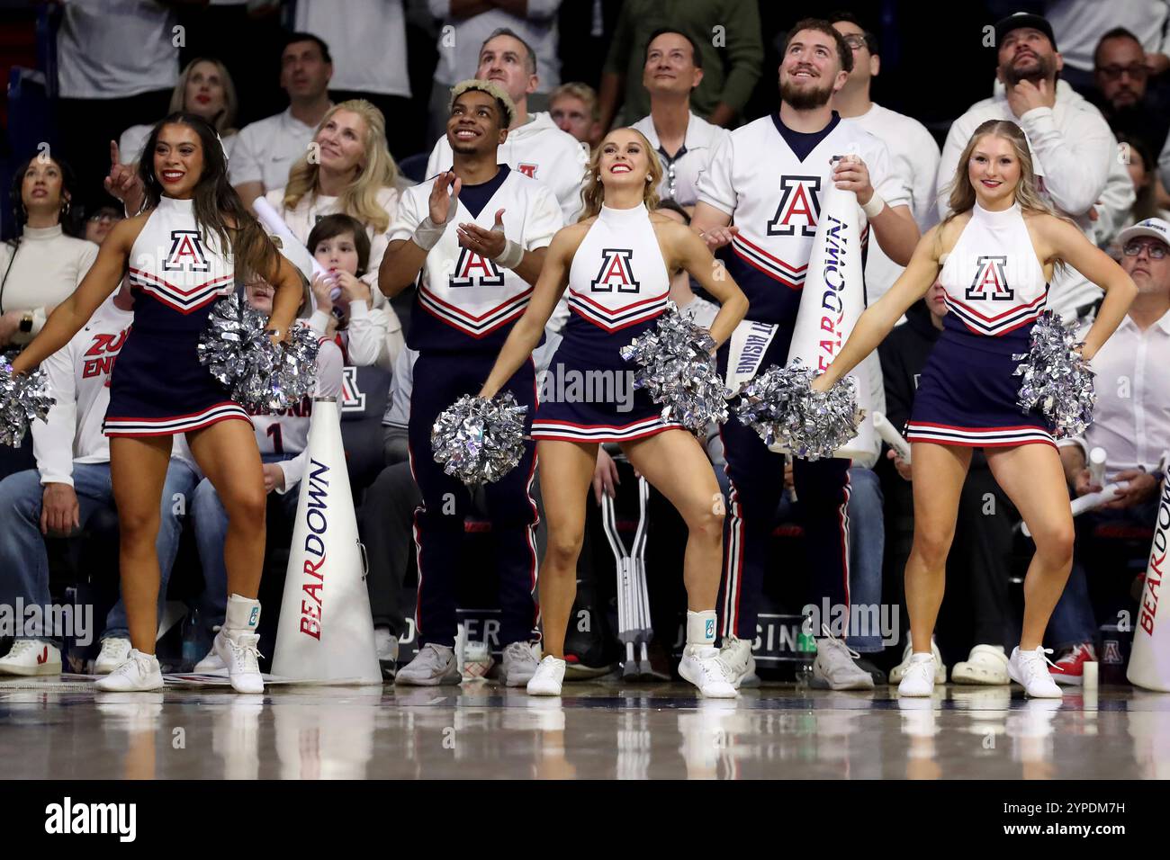 TUCSON, AZ - NOVEMBER 22: Arizona Wildcats cheerleaders during a ...