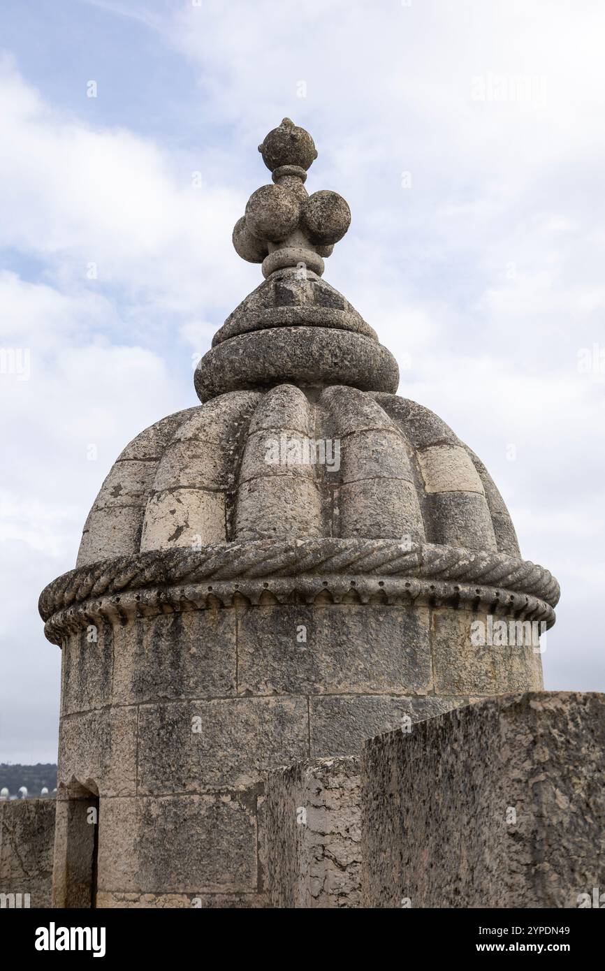 Torre de belem manueline tower built 16th century hi-res stock ...