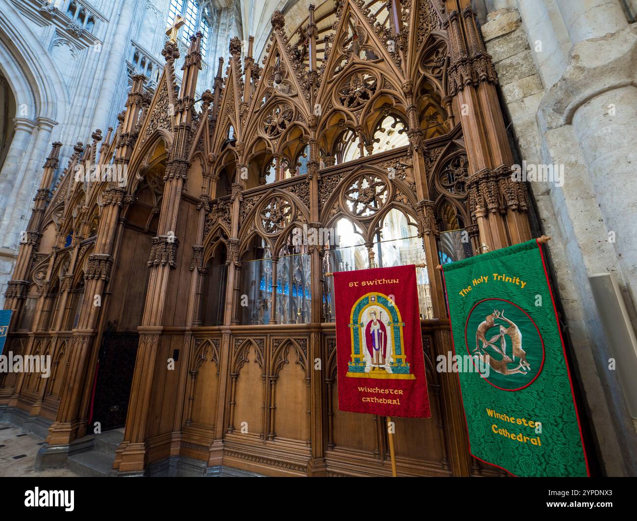 Banner of St Swithun, Saint of Winchester Cathedral, The Holy Trinity ...