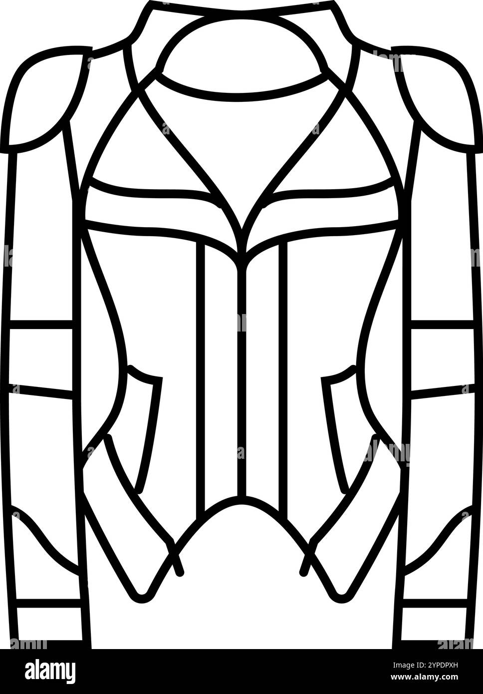 leather goth subculture line icon vector illustration Stock Vector ...