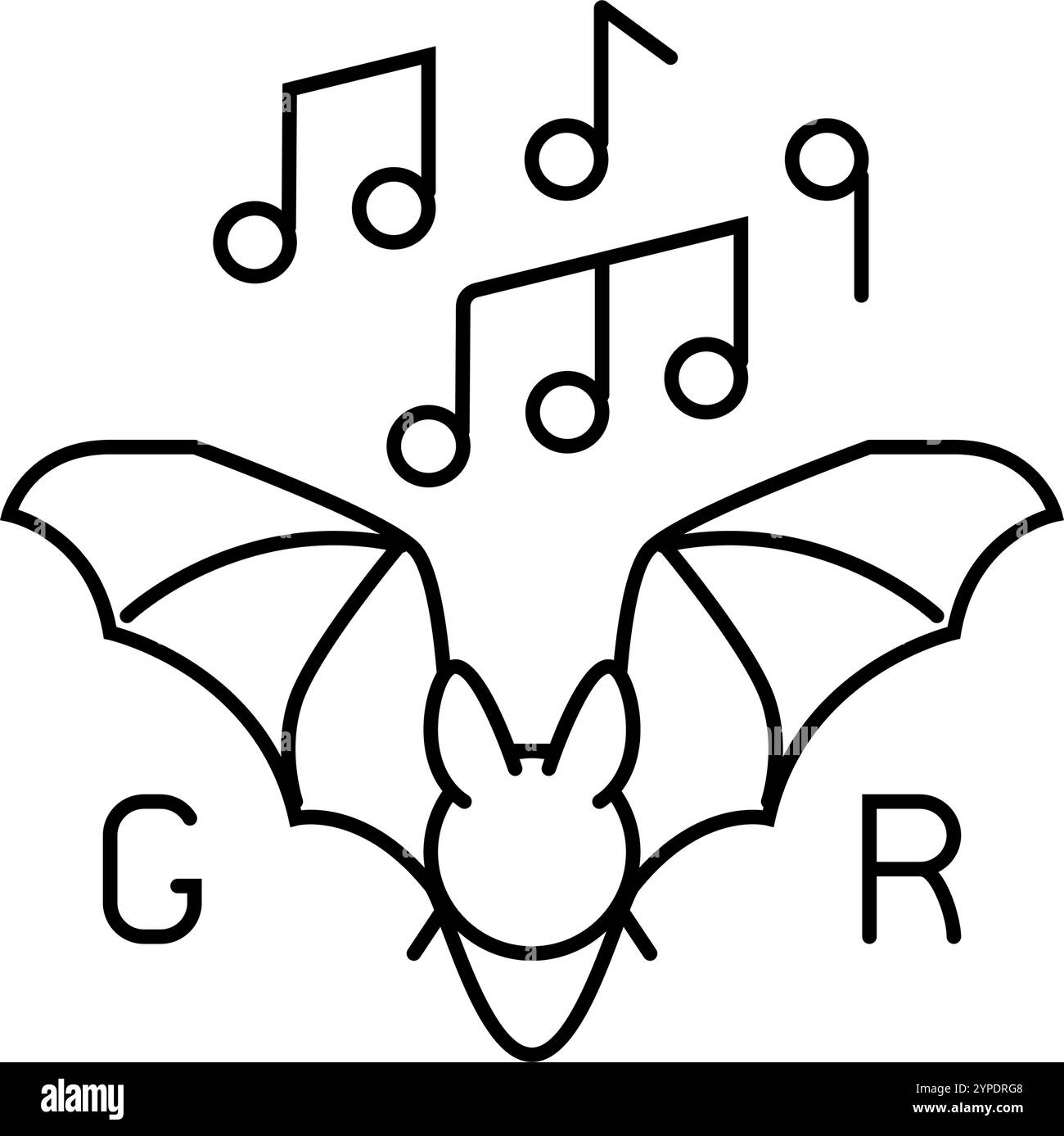 gothic rock goth subculture line icon vector illustration Stock Vector ...