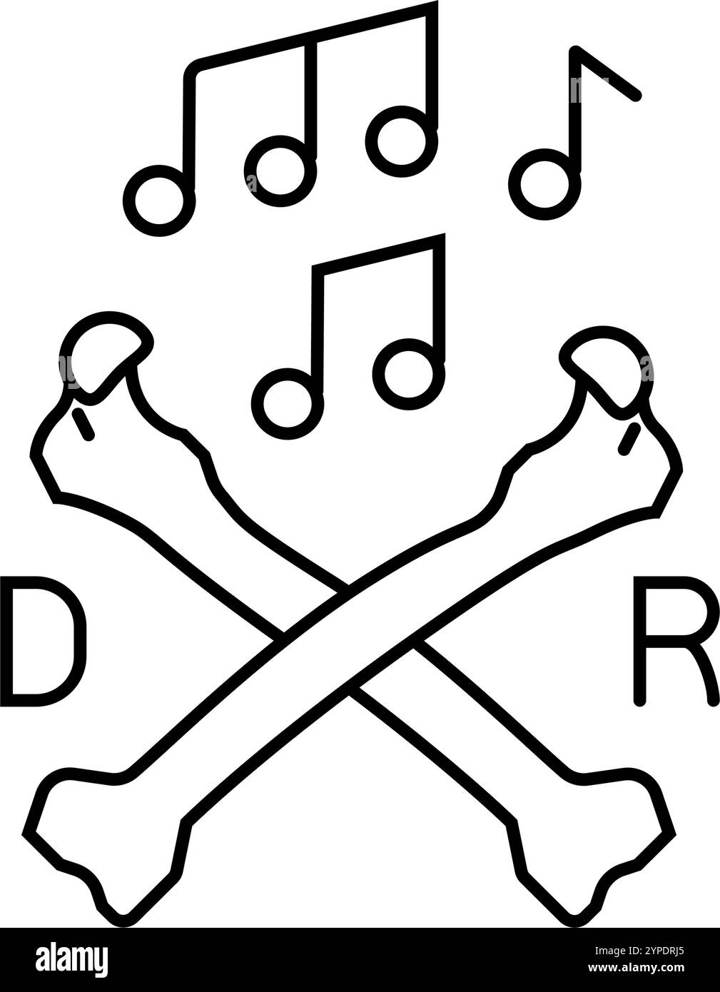 nightlife goth subculture line icon vector illustration Stock Vector ...