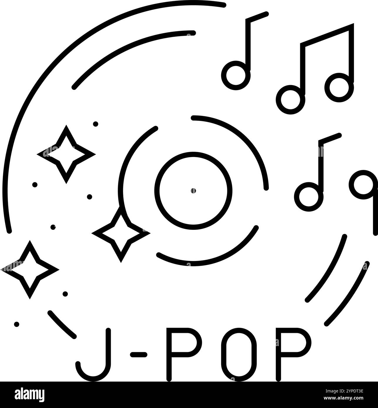 jpop otaku line icon vector illustration Stock Vector Image & Art - Alamy