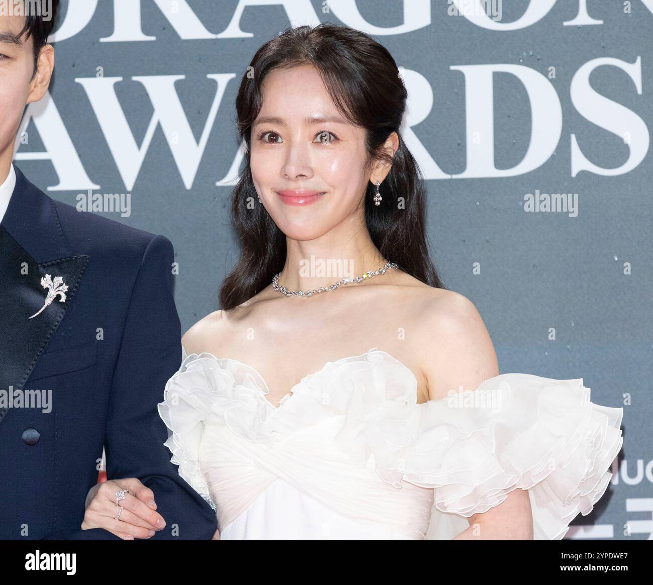 Seoul, South Korea. 29th Nov, 2024. South Korean actress Han Ji-min, arrives red-carpet for the ...