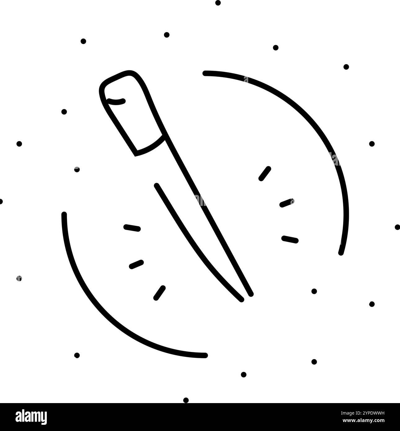 compression injuries line icon vector illustration Stock Vector Image ...