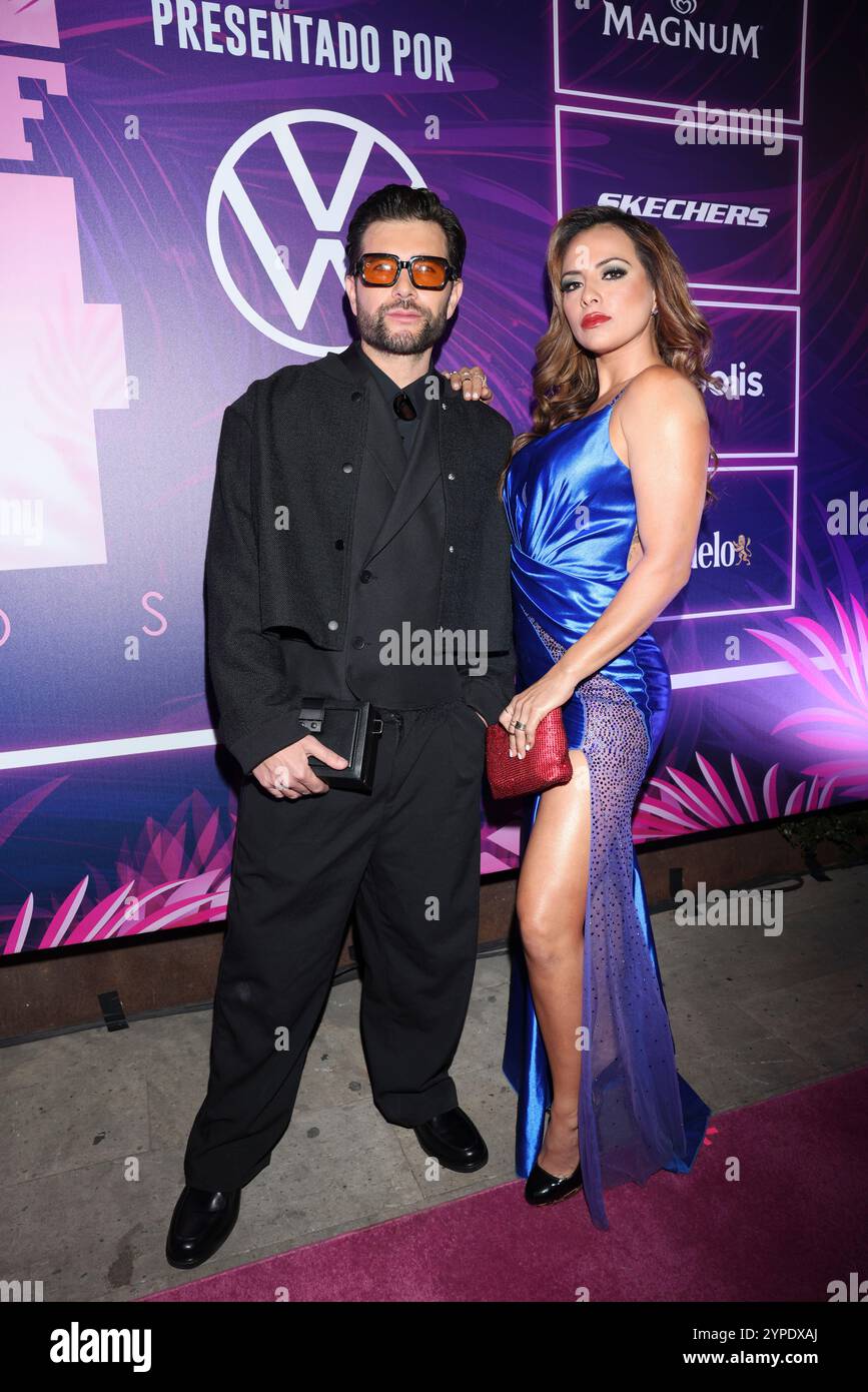 Mexico City, Mexico. 28th Nov, 2024. Julieta Grajales and Fernando ...