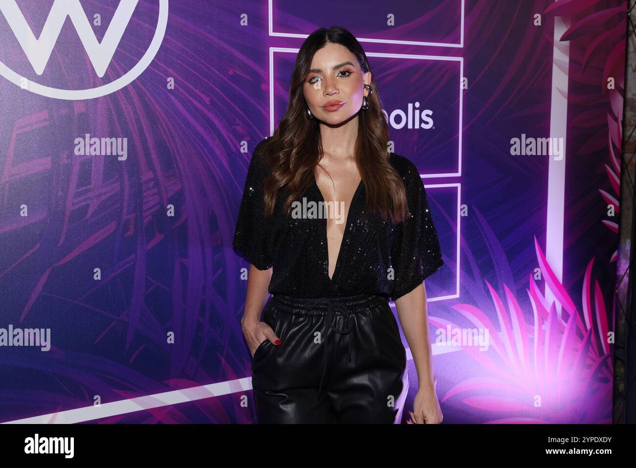 Monica Murillo attends the pink carpet for 14th anniversary of Estilo ...