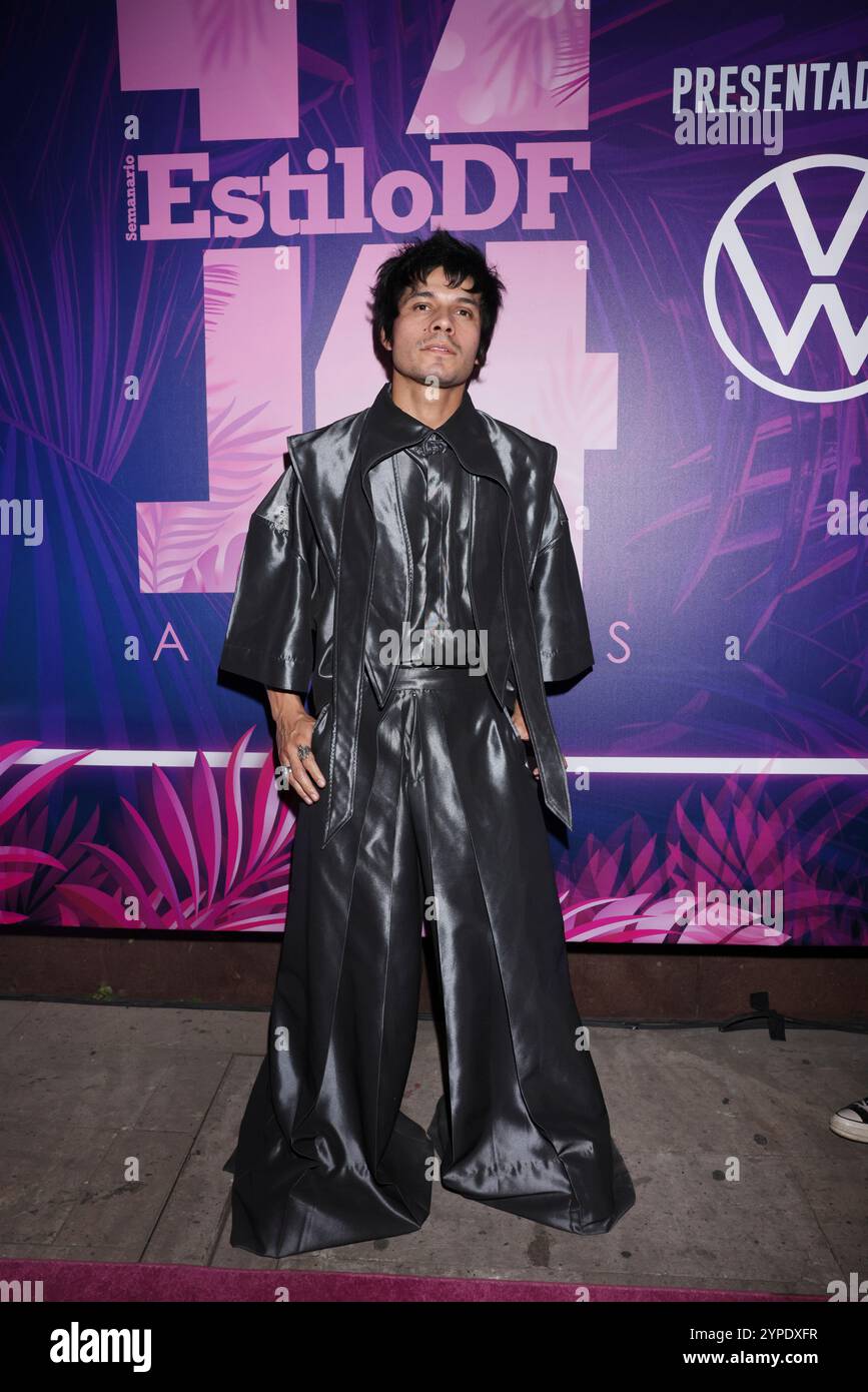 Mexico City, Mexico. 28th Nov, 2024. Luis David attends the pink carpet ...