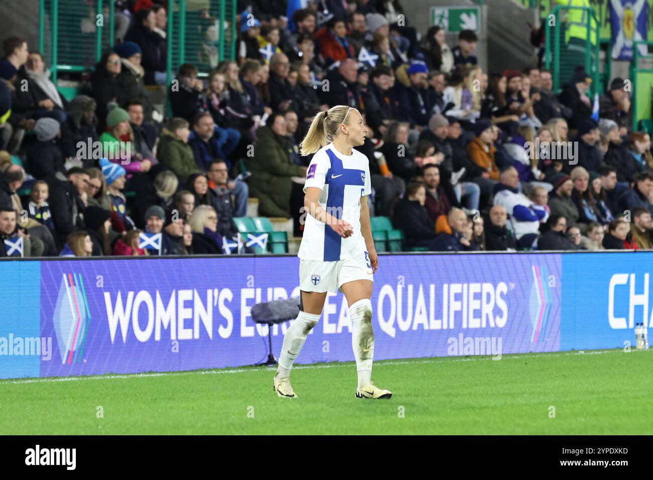 Emma Koivisto (Finland 5) during the UEFA Womens Euro 2025 Play-Off ...