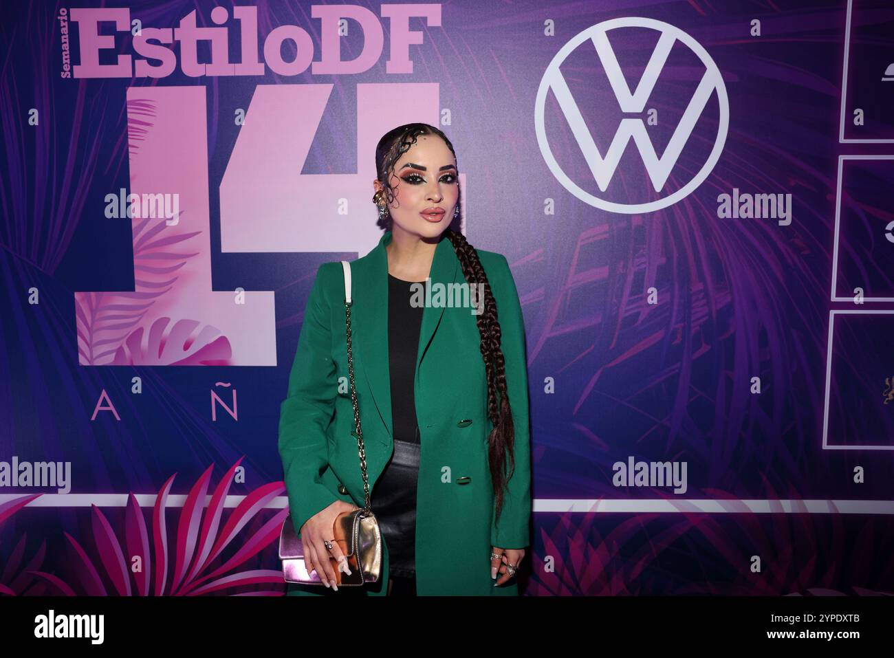 Scarlet Hernandez attends the pink carpet for 14th anniversary of ...