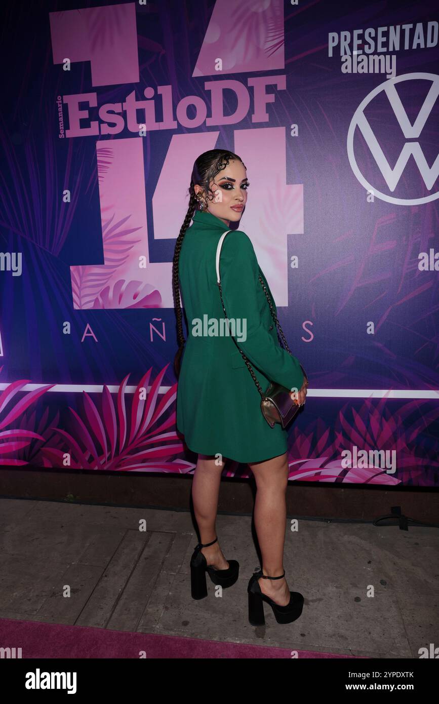 Scarlet Hernandez attends the pink carpet for 14th anniversary of ...