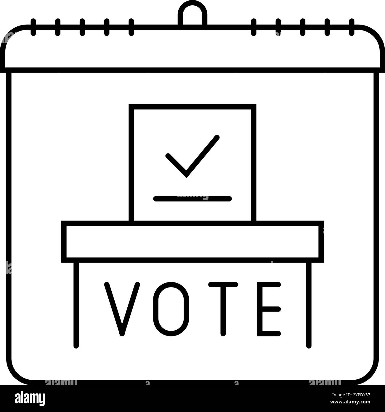 democracy international day line icon vector illustration Stock Vector ...