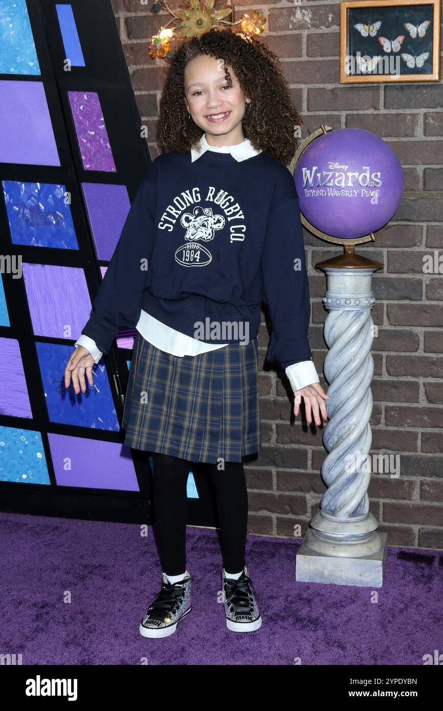 Wizards Beyond Waverly Place Premiere Red Carpet at the El Capitan Theater on October 28, 2024 ...