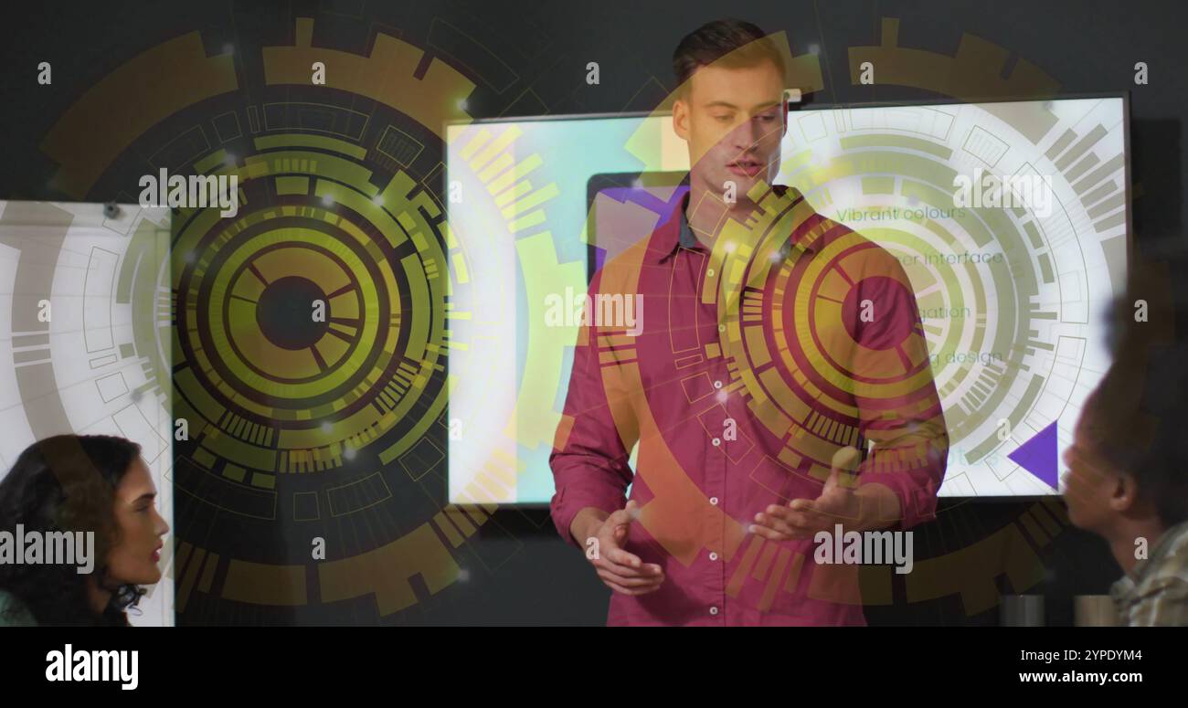 Man presenting audience technology hi-res stock photography and images ...