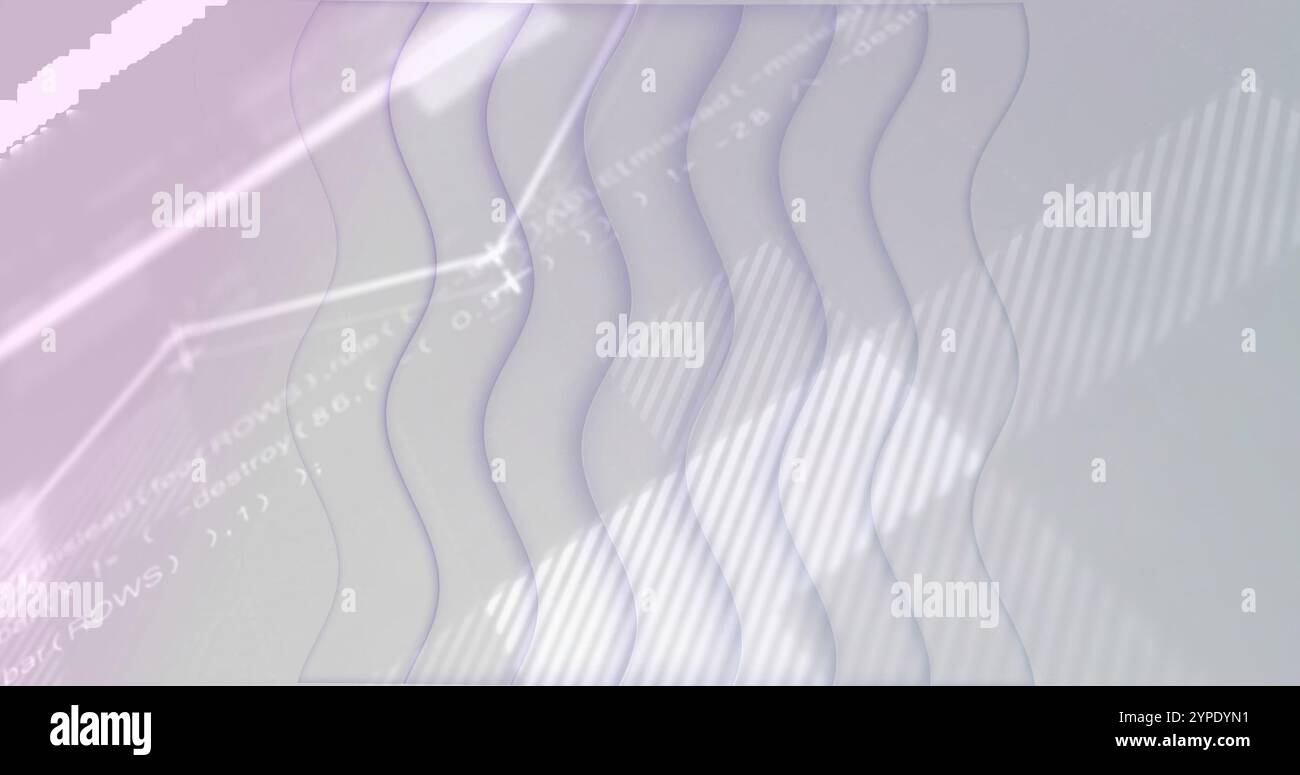 Wavy lines and coding text image over light background Stock Photo - Alamy Wavy lines and coding text image over light background Stock Photo - Alamy