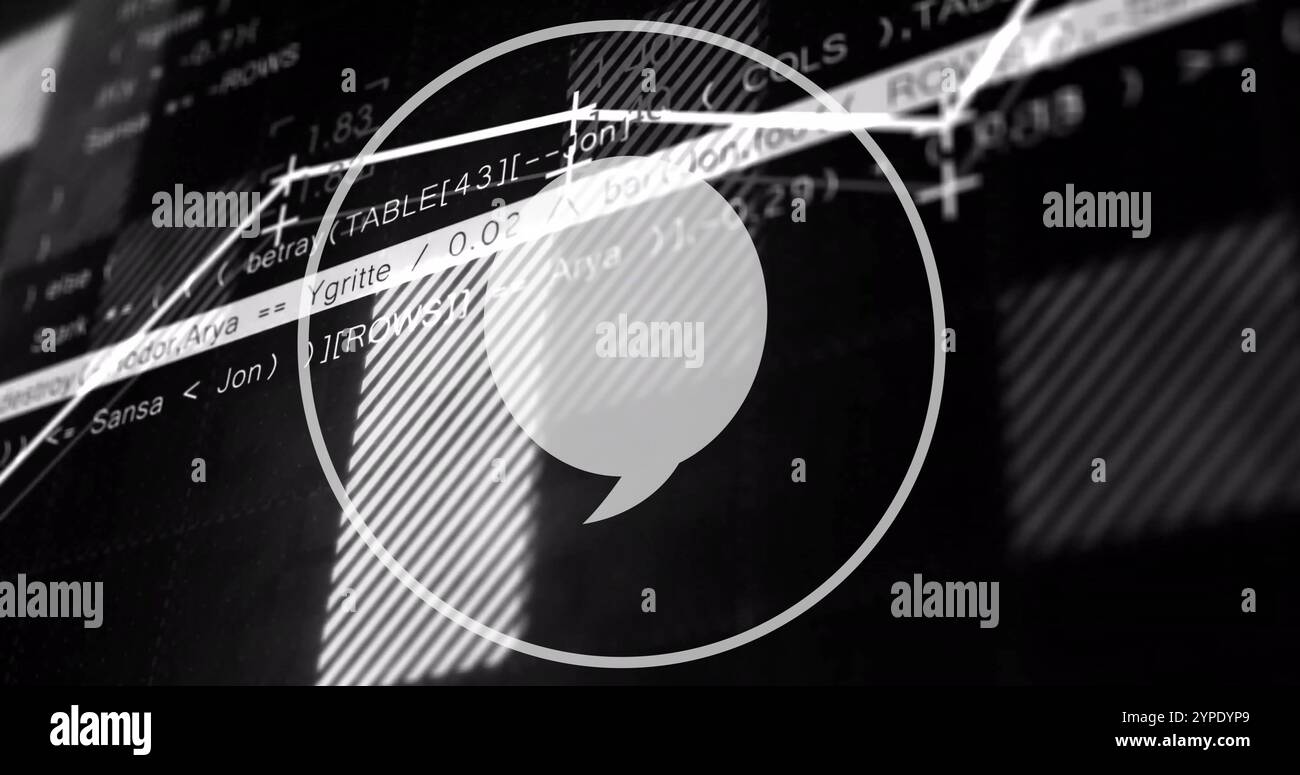 Data speech hi-res stock photography and images - Alamy