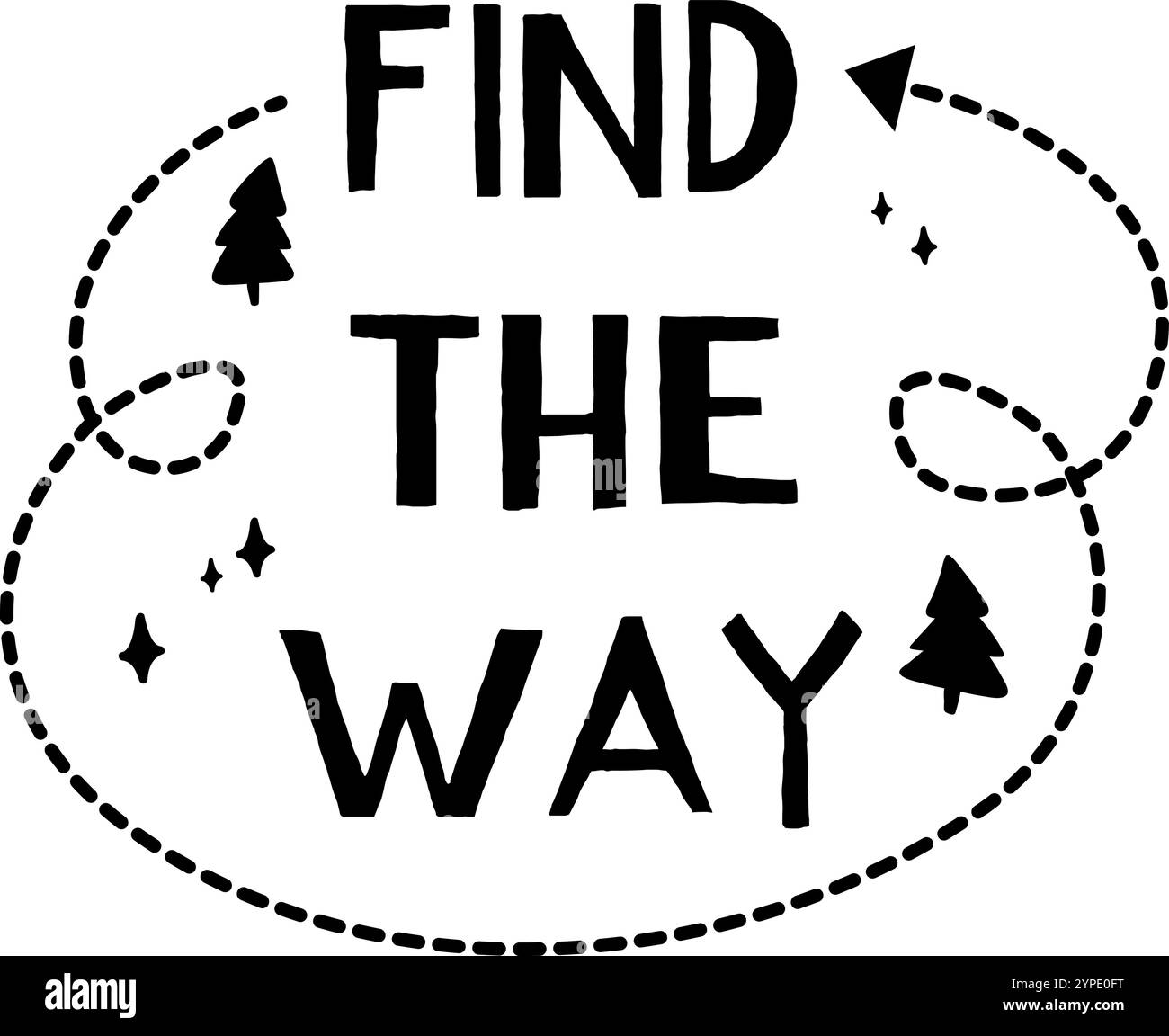 Way through forest on Cut Out Stock Images & Pictures - Alamy
