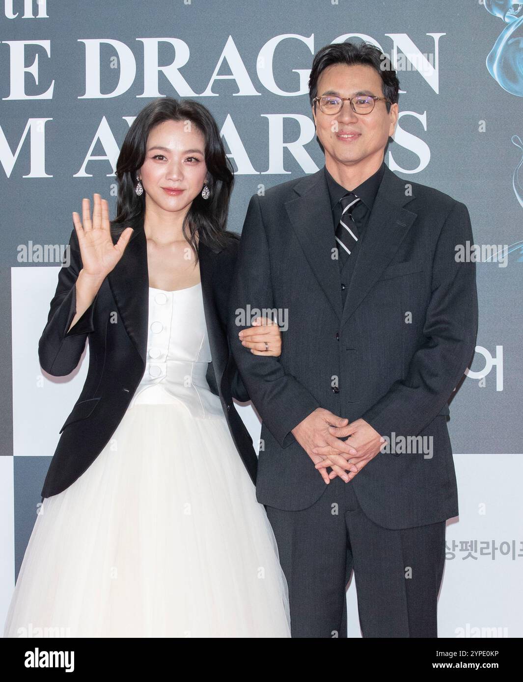 Seoul, South Korea. 29th Nov, 2024. (L to R) Chinese actress Tang Wei ...