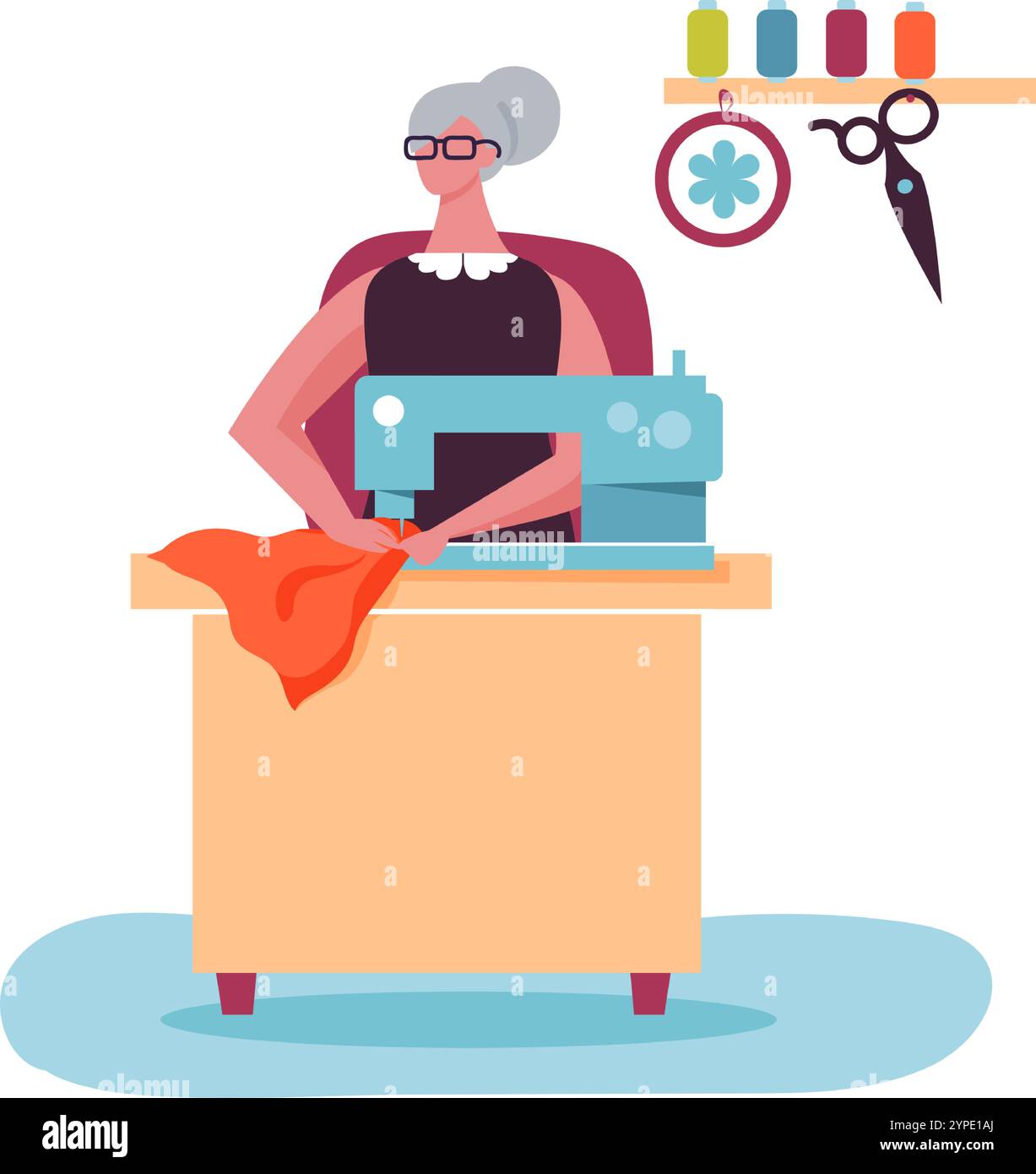 Tailor project Stock Vector Images - Alamy
