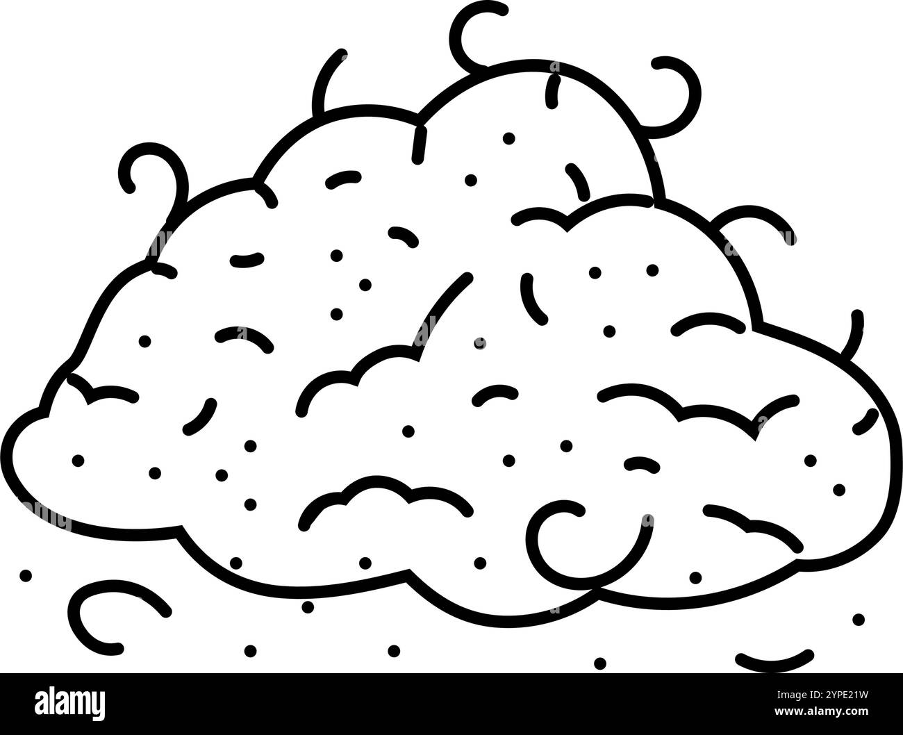 sawdust wood pellets line icon vector illustration Stock Vector Image ...