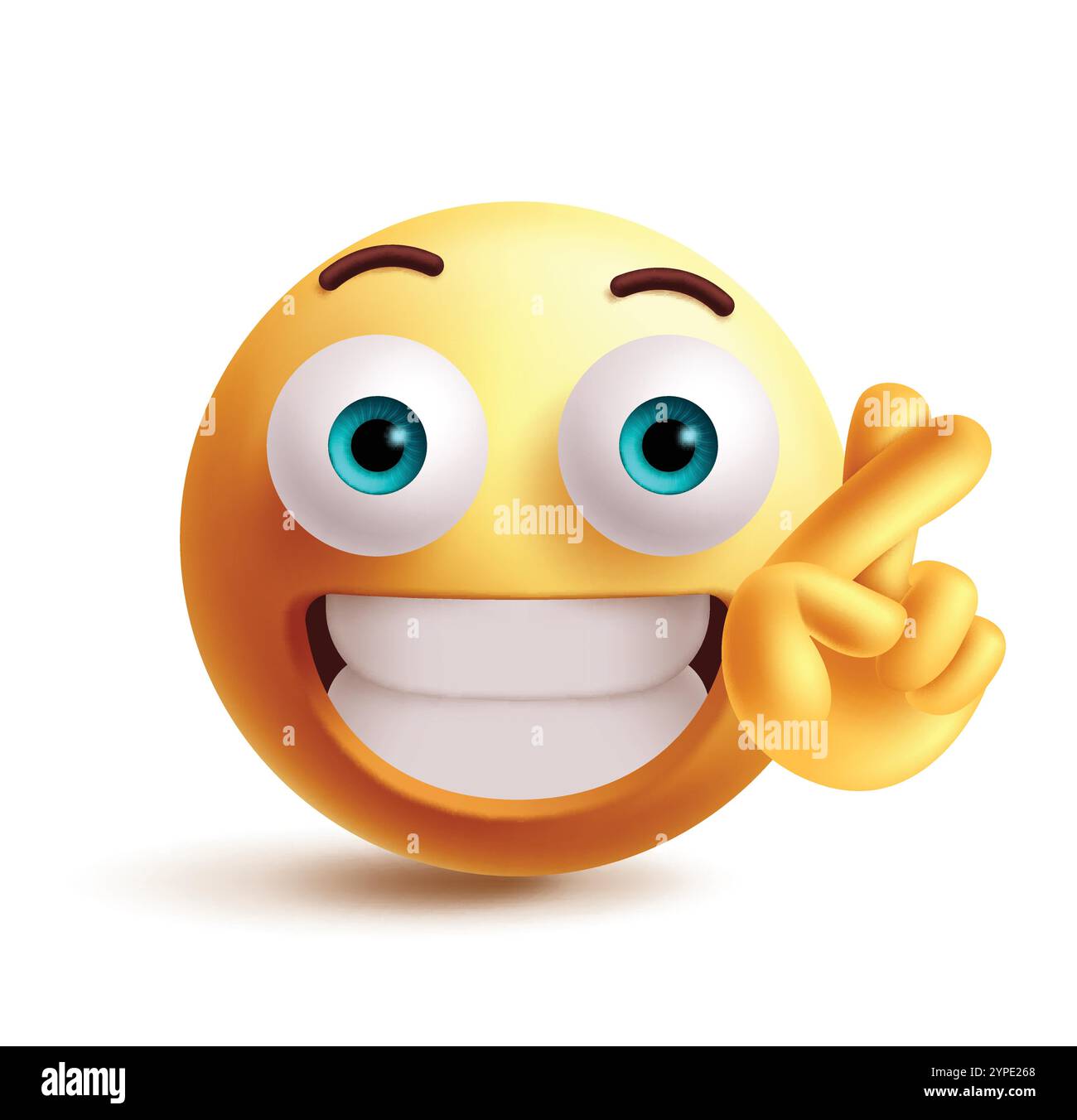 Emoji crossed finger clipart 3d character. Crossed finger emoji hand ...